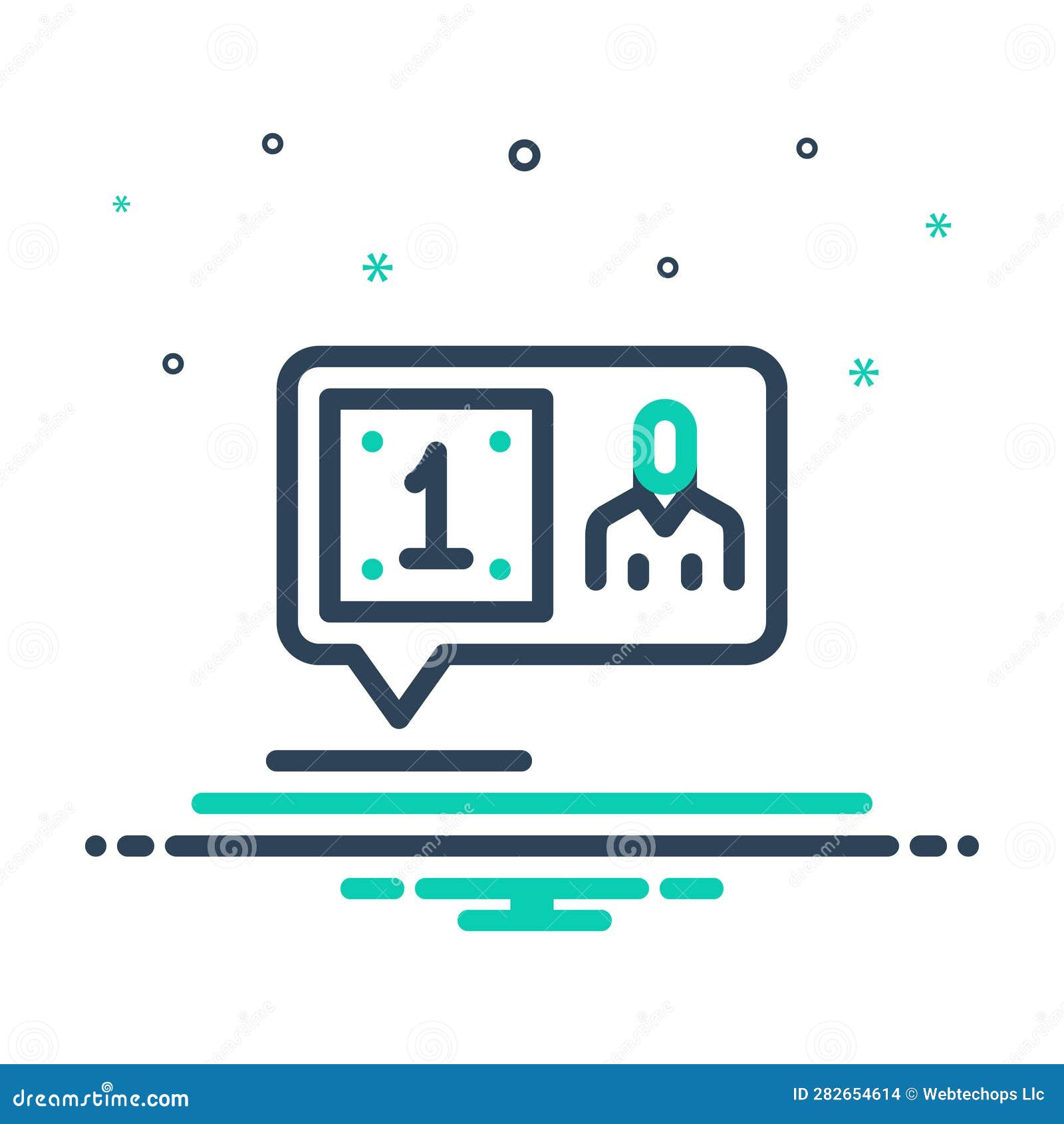 Mix Icon for Followed, Blogger and Celebrity Stock Vector ...