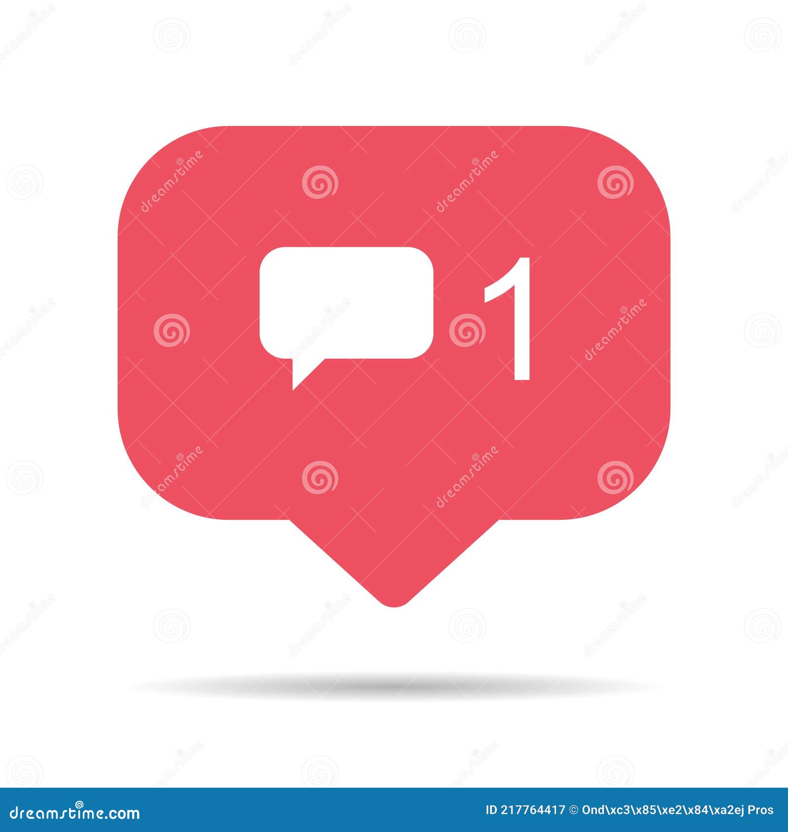 Follower Notification Symbol for Application Instagram. Web App Button ...