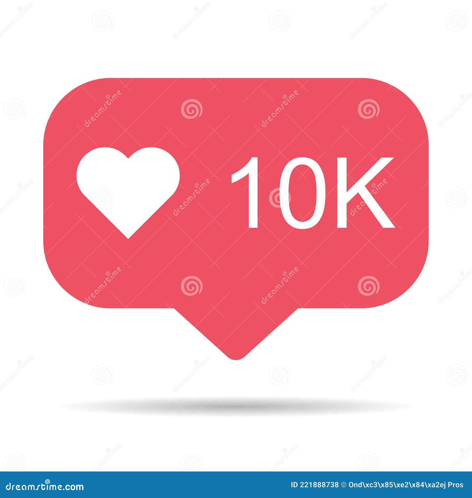 Follower Notification Symbol for Application Instagram. Web App Button ...