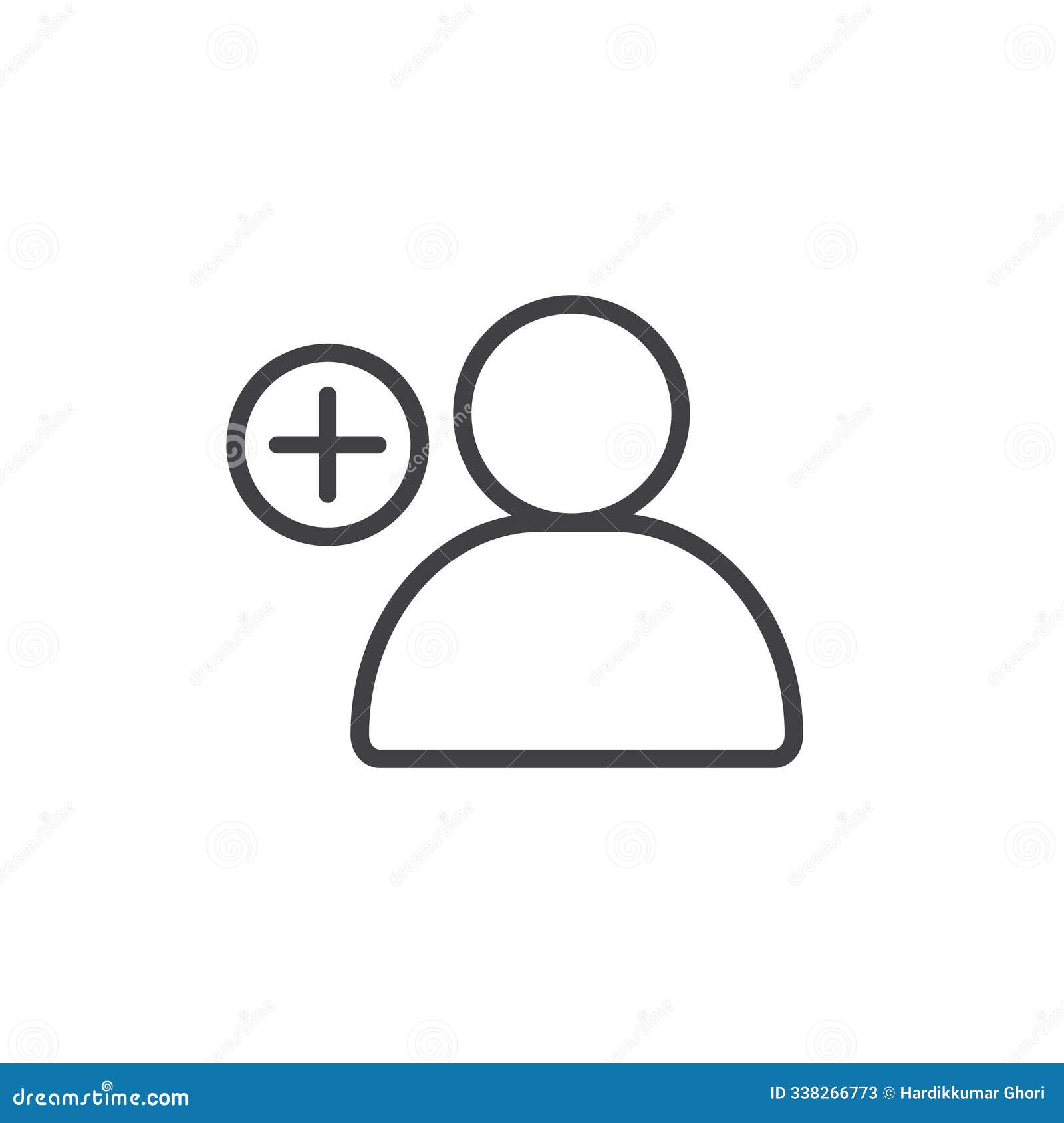 Following Icon Set. New Account, User, Member or Client Vector Symbol ...