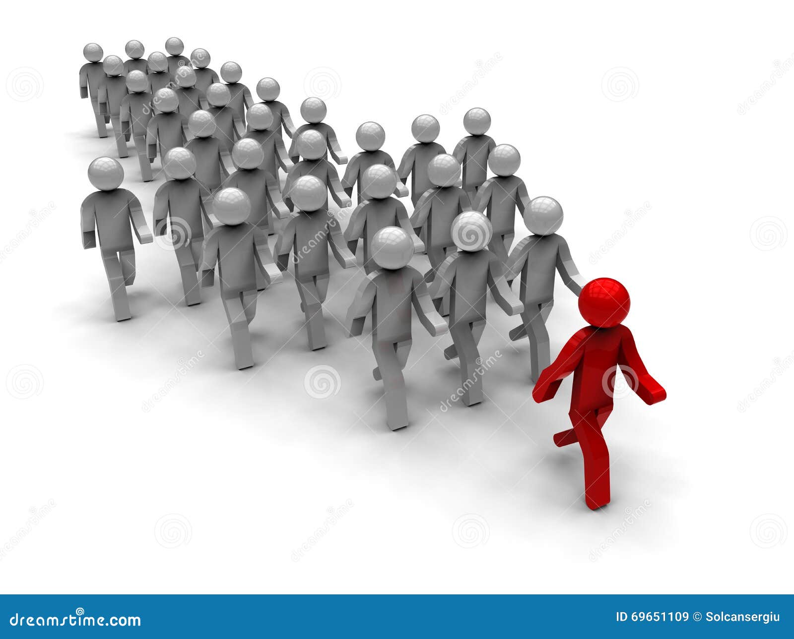 Following the Leader Path Concept Stock Illustration - Illustration of ... Following the Leader Path Concept Stock Illustration - Illustration of ...