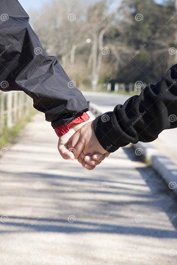 Following the Path of Life in Connection Stock Photo - Image of couple ...