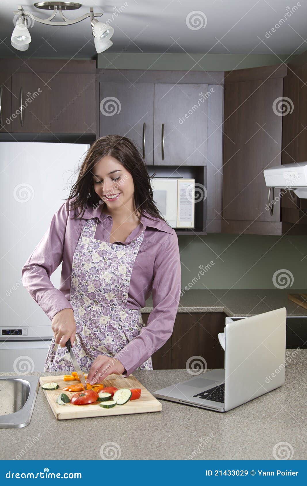 Following a recipe stock image. Image of modern, cooking - 21433029