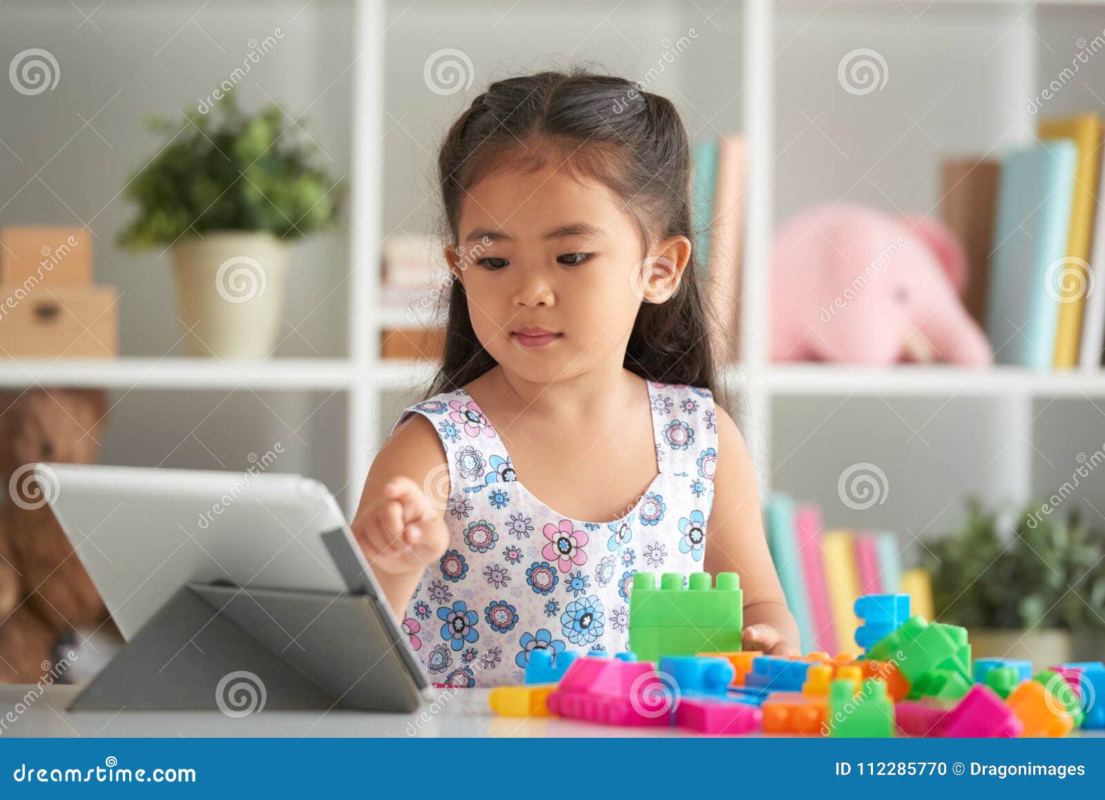 Following tutorial stock photo. Image of child, nursery - 112285770