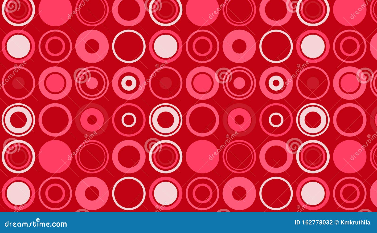 Folly Pink Circle Pattern Illustrator Stock Vector - Illustration of ...