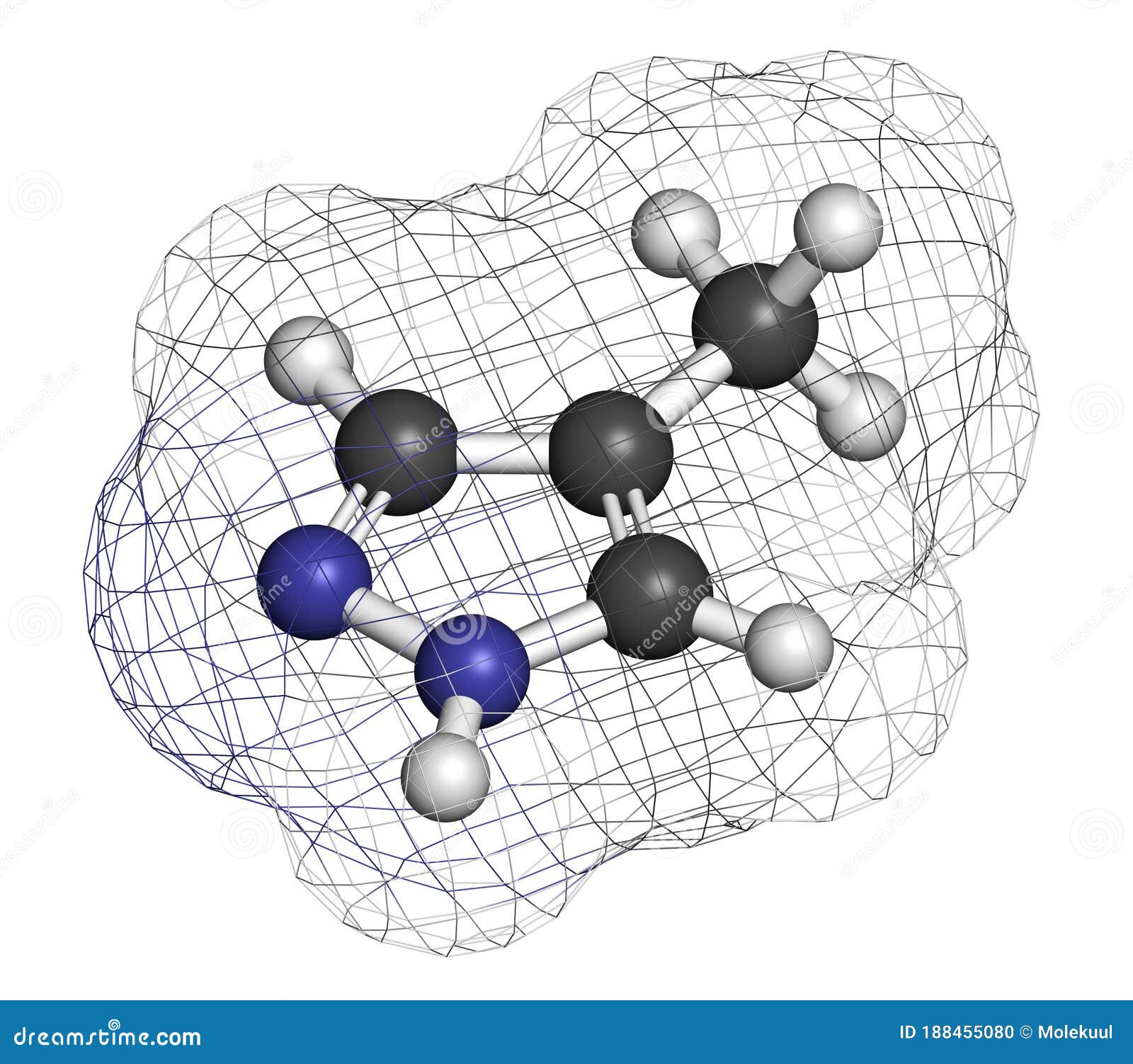Fomepizole Methanol Poisoning Antidote Molecule. Atoms are Represented ...
