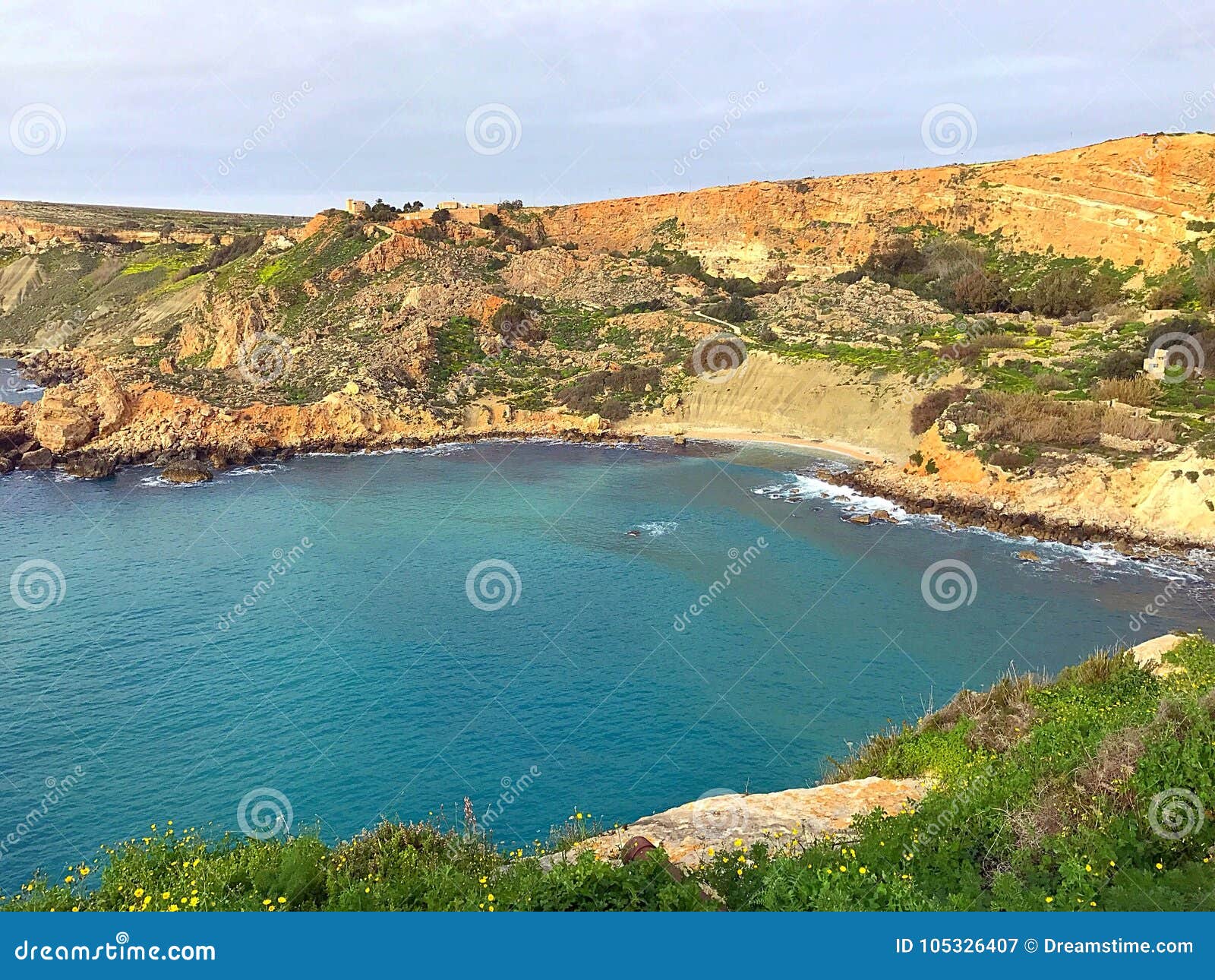 Fomm Ir Rih Bay Bahrija Stock Photos - Free & Royalty-Free Stock Photos ...