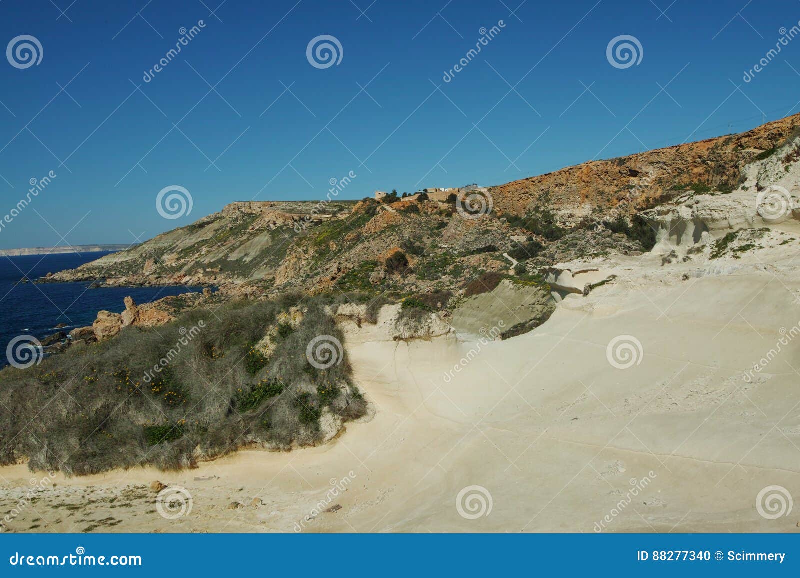 Fomm ir-rih - Malta stock photo. Image of blue, gnejna - 88277340