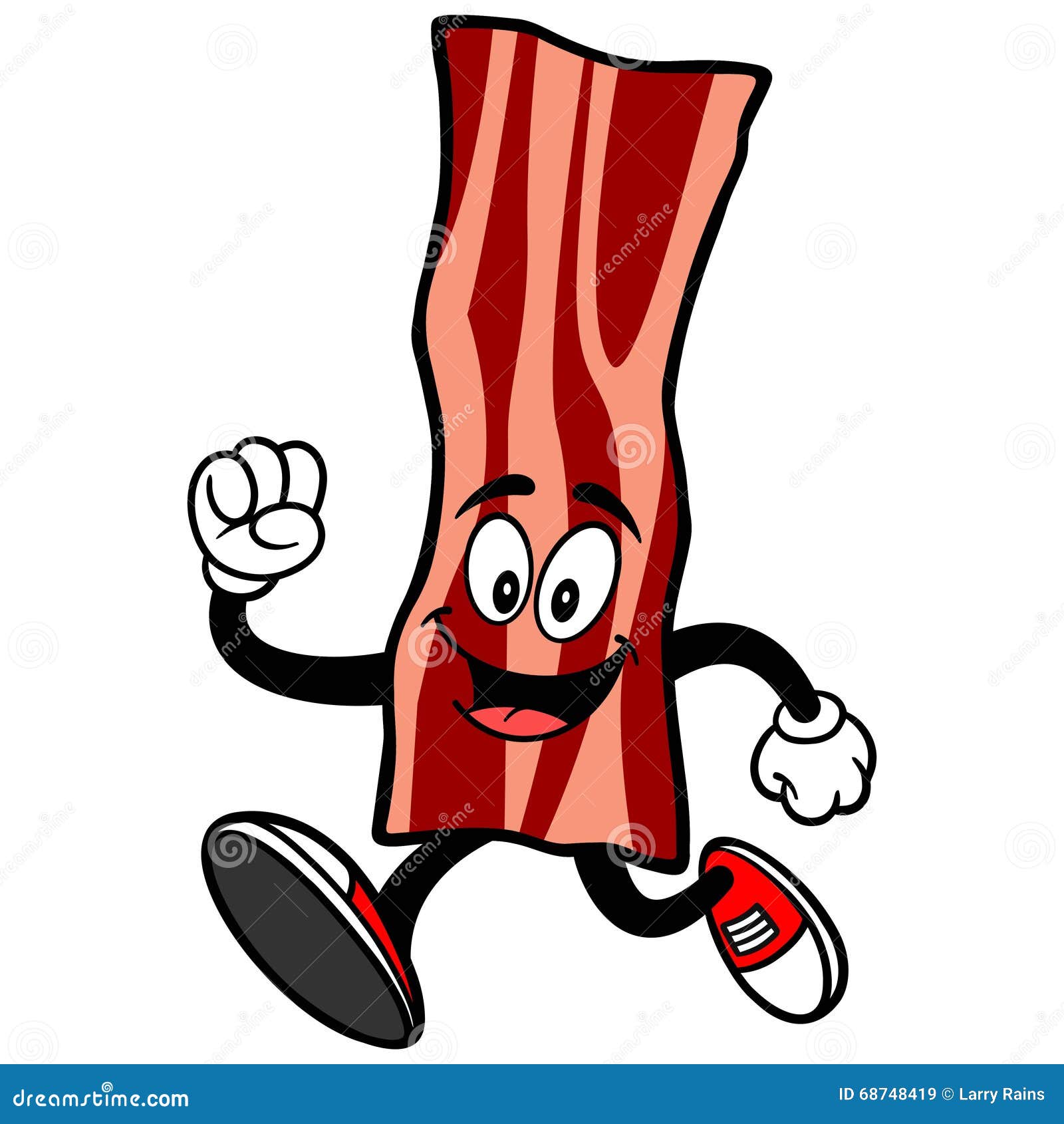 Fonctionnement De Bande De Lard Illustration de Vecteur - Illustration ...