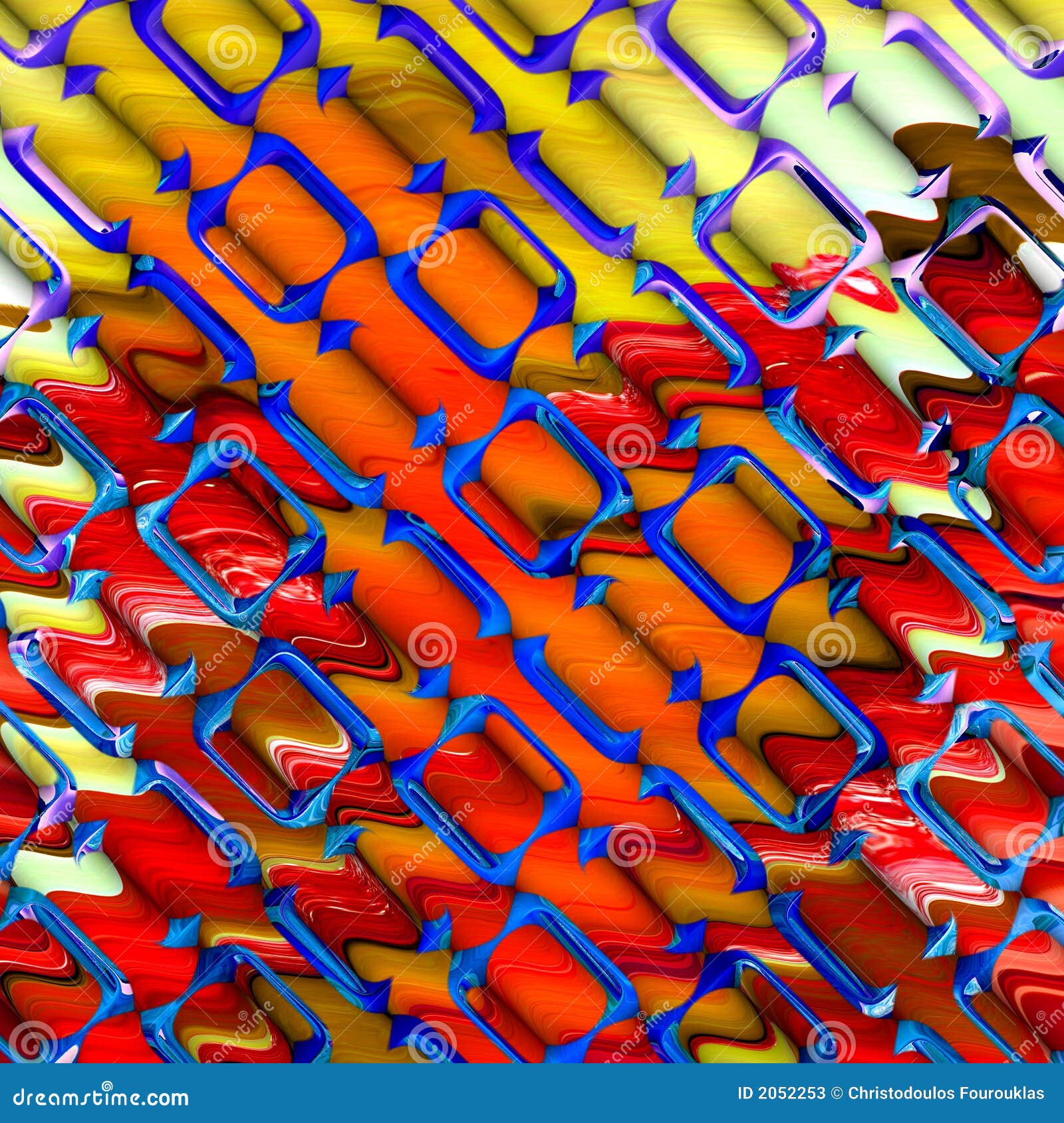 Fond 3D abstrait illustration stock. Illustration du flux - 2052253