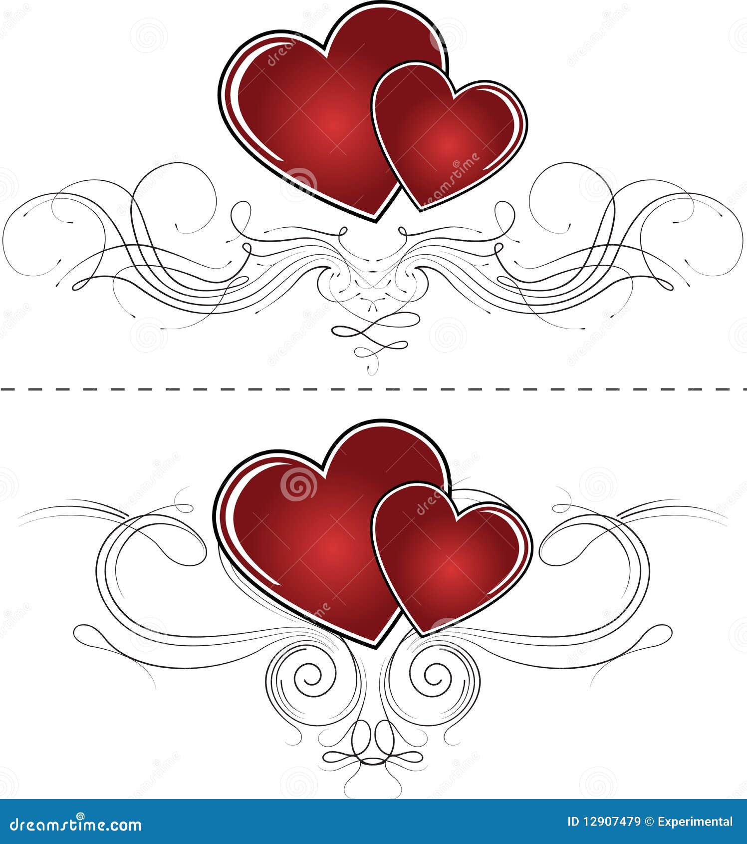 Fond Abstrait Avec Le Coeur Rouge Illustration de Vecteur ...