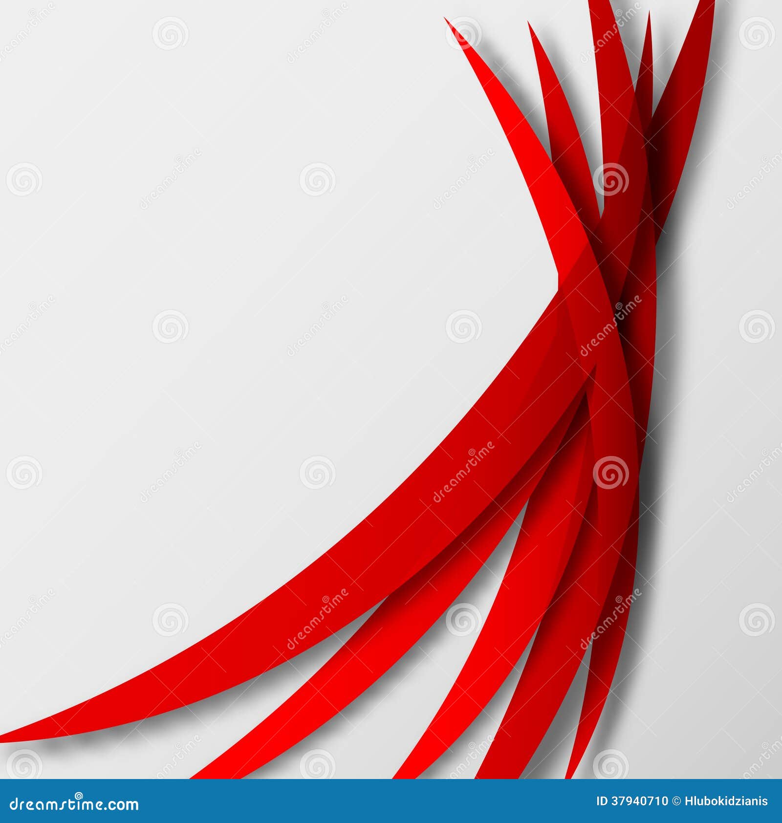 Fond Abstrait Avec Les Lignes Rouges Illustration de Vecteur ...