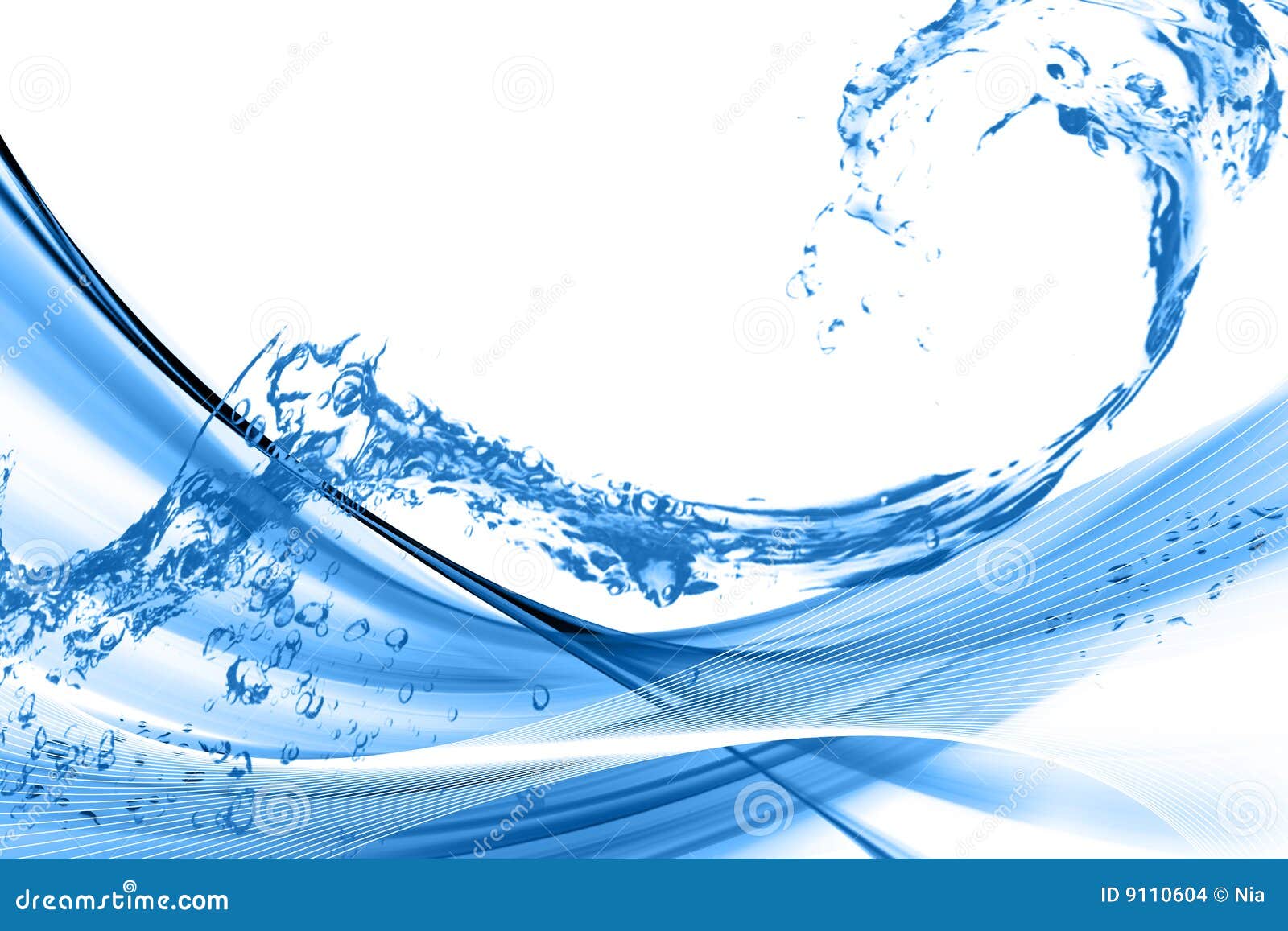 Fond abstrait d'onde d'eau photo stock. Image du tomber - 9110604