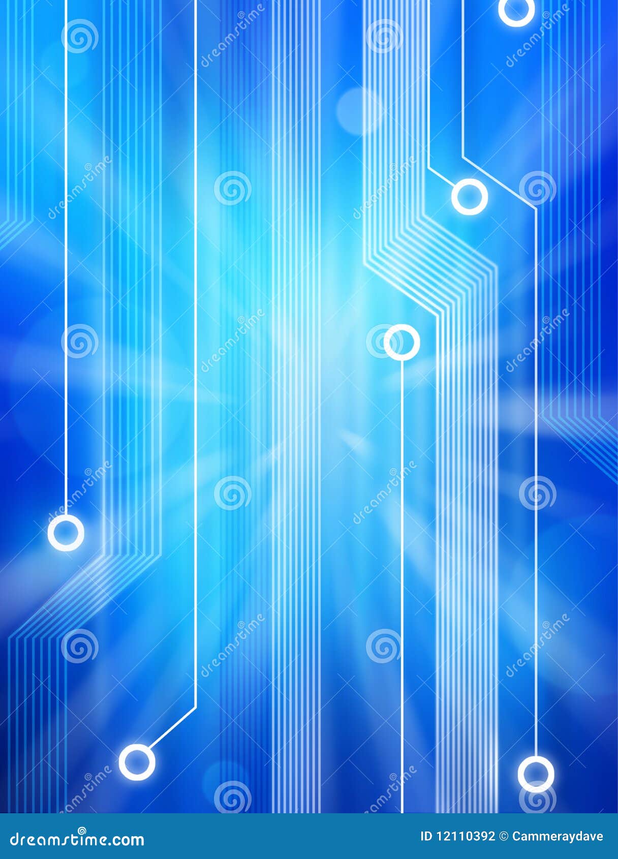 Fond Abstrait De Circuit D'informatique Illustration Stock ...