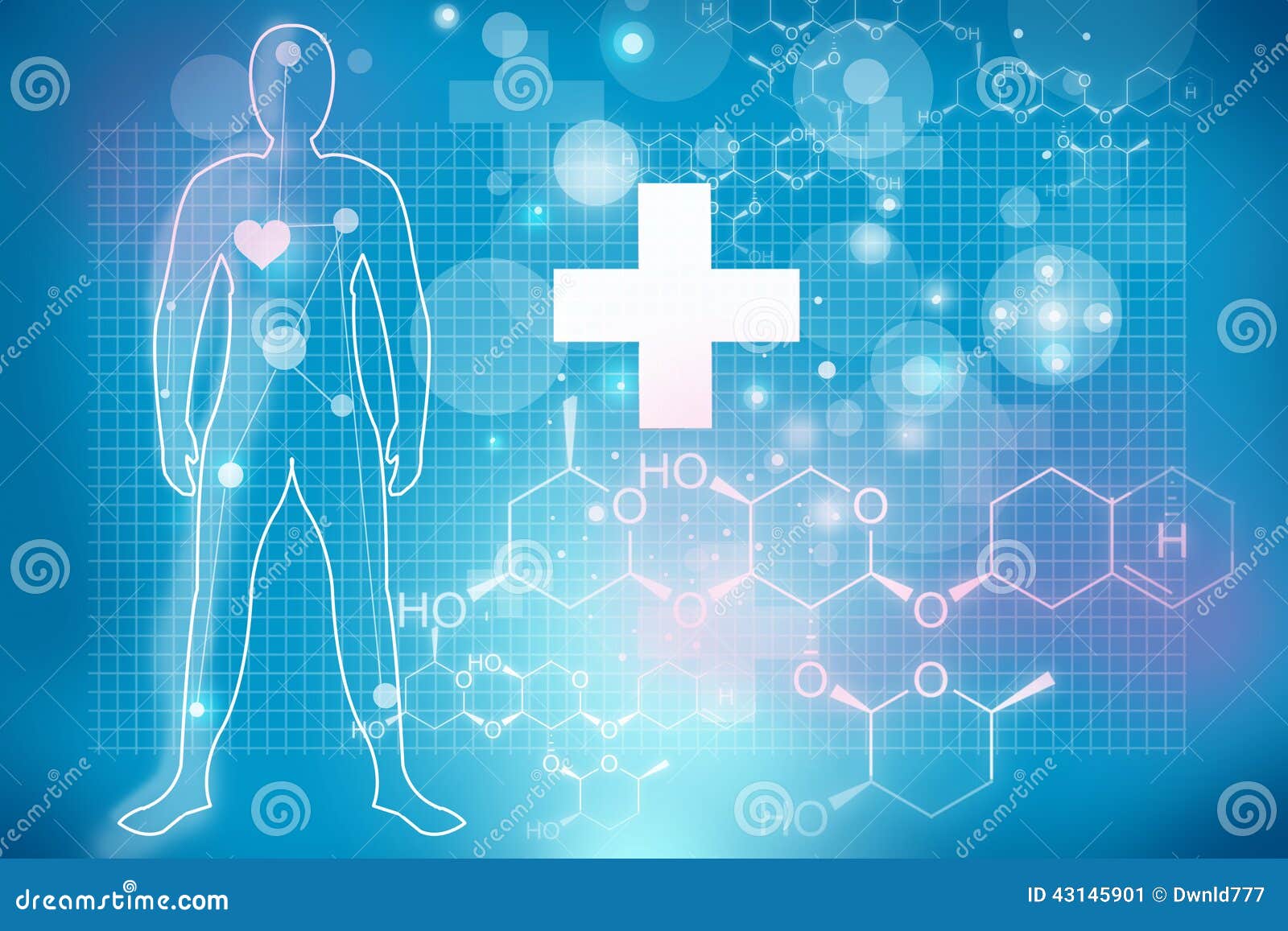 Fond Abstrait De Soins De Santé Illustration Stock - Illustration du ...