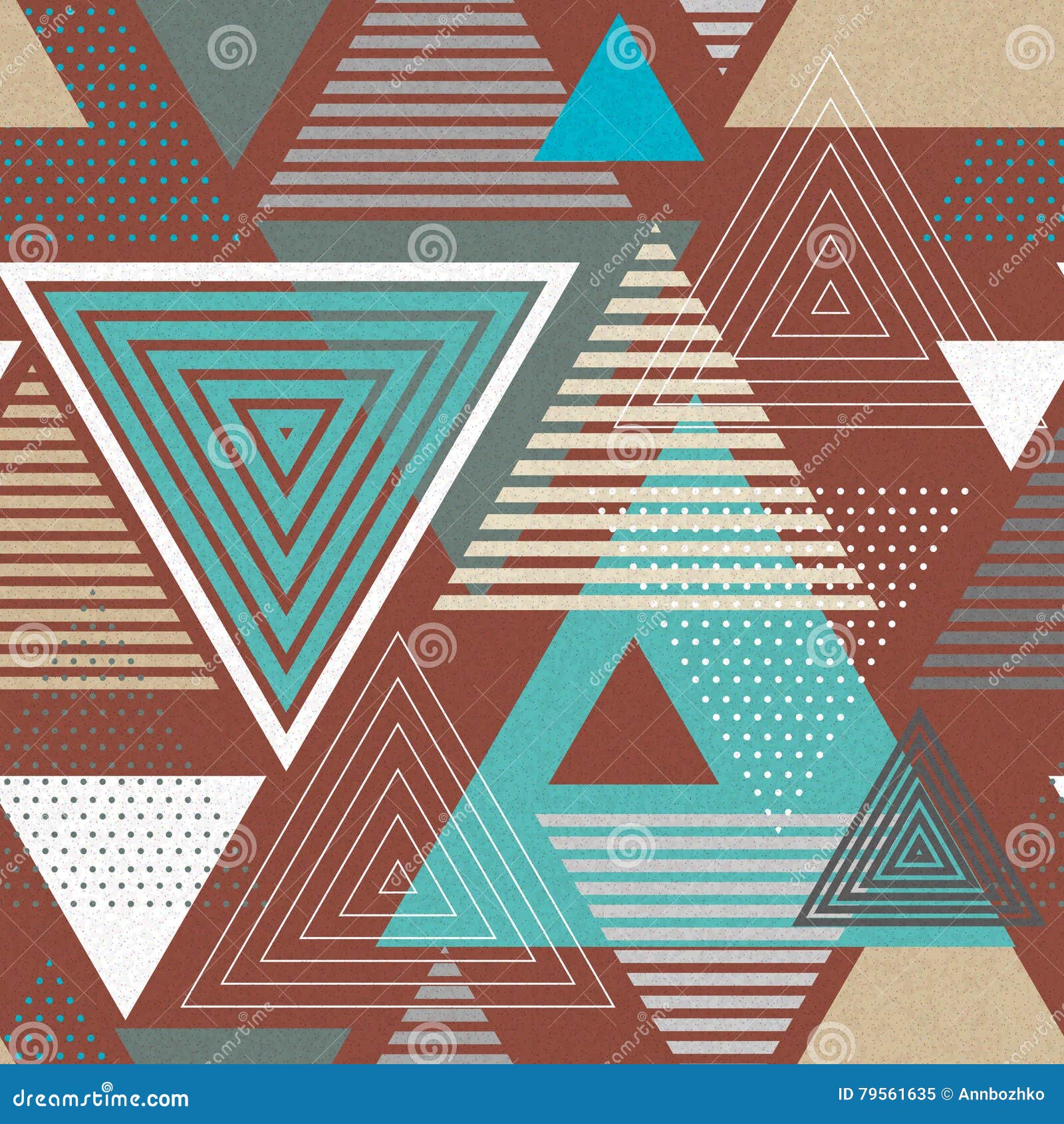 Fond Abstrait De Triangle De Polygone De Hippie Illustration de Vecteur ...