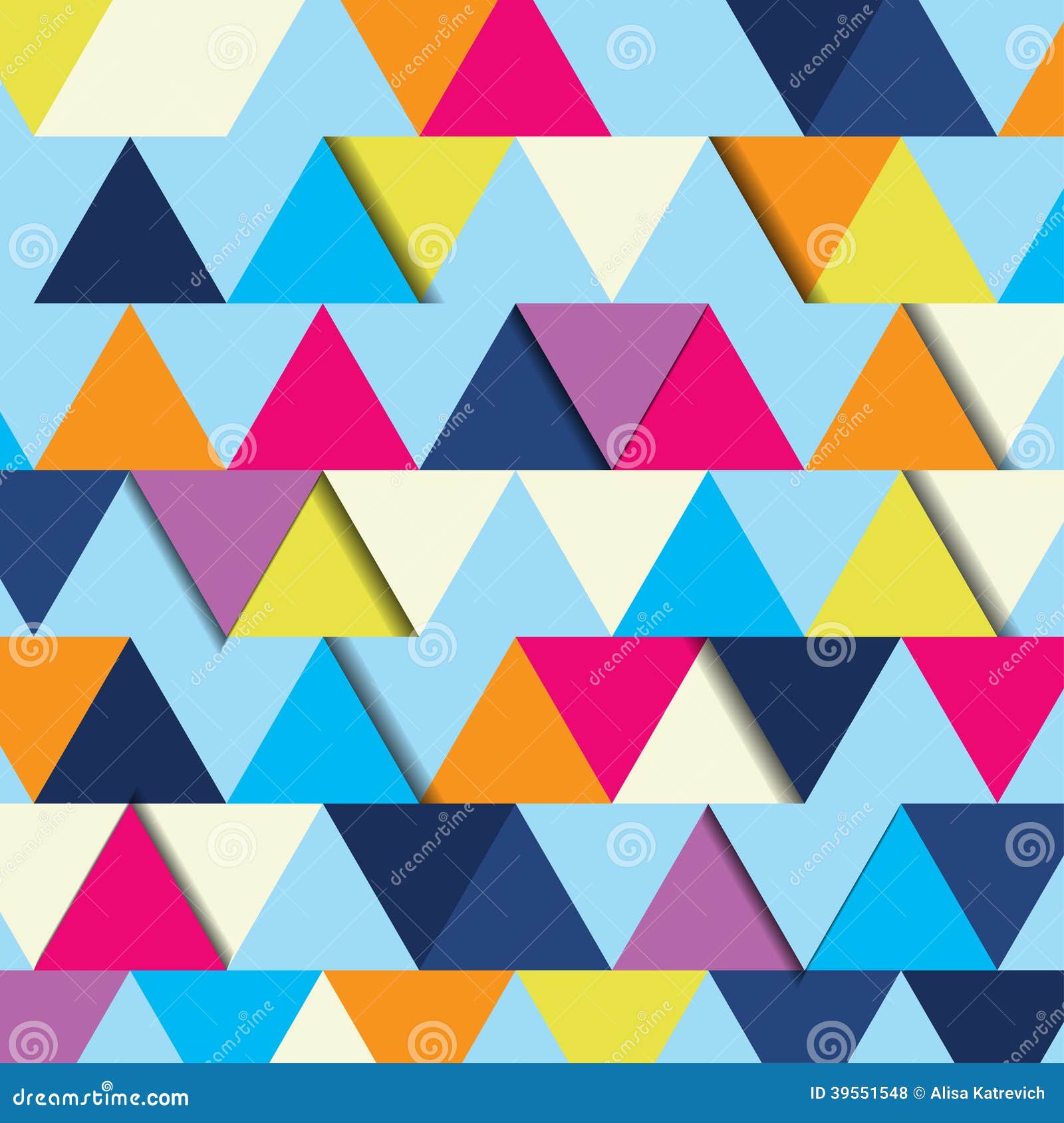 Fond Abstrait De Triangle Multicolore Illustration de Vecteur ...