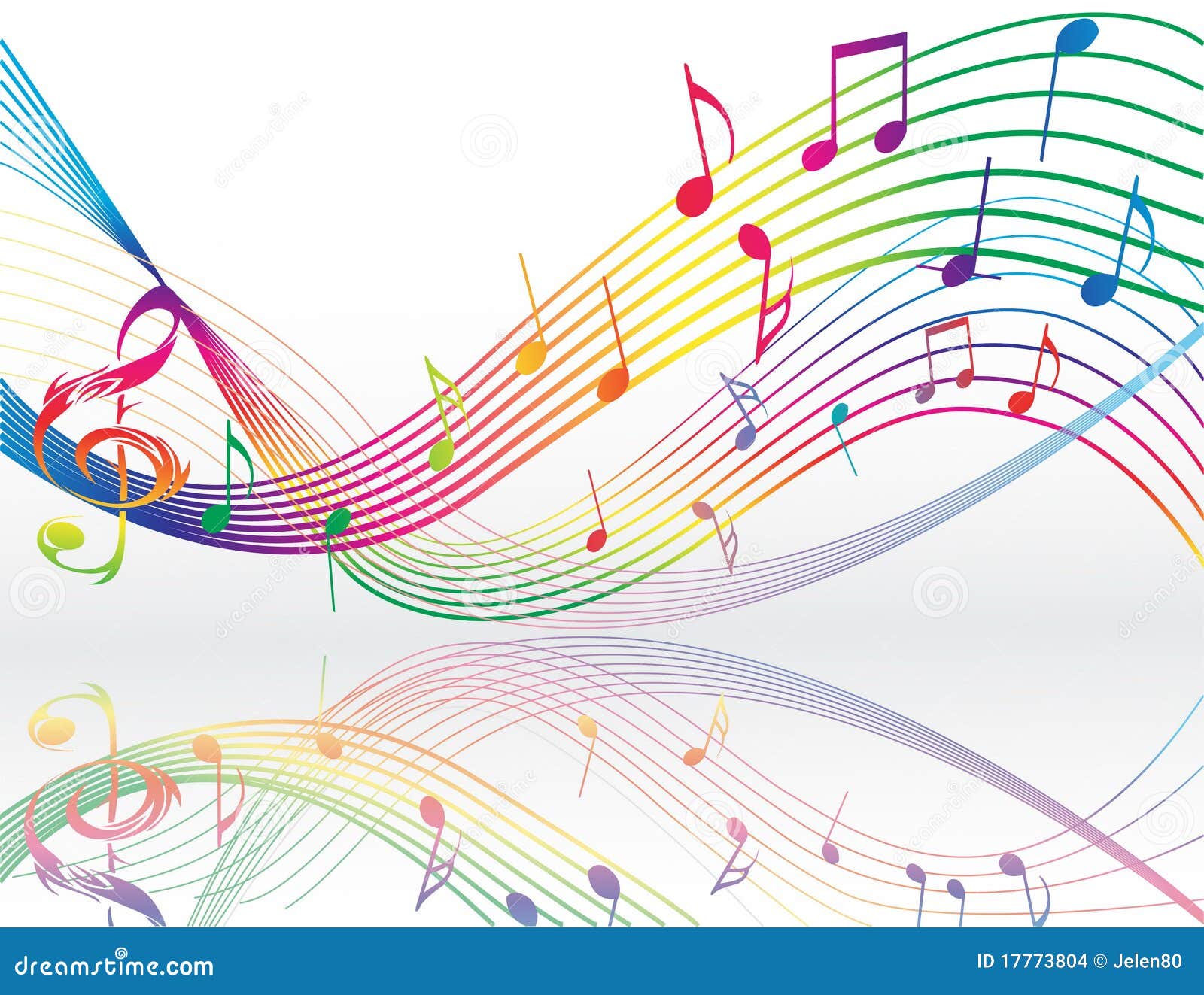 Fond Avec Des Notes De Musique Illustration de Vecteur - Illustration ...