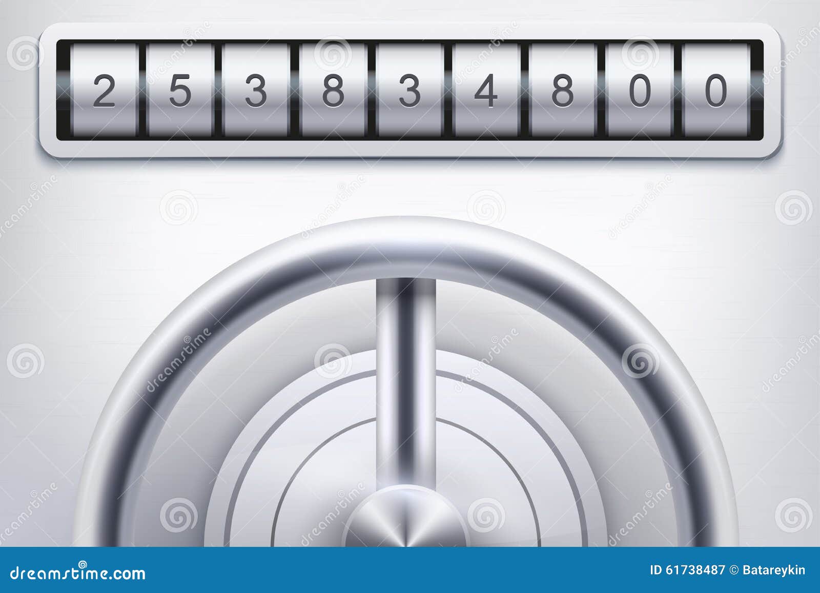 Fond Avec Le Coffre-fort Et Beaucoup Code De Chiffre Illustration de Vecteur - Illustration du ...