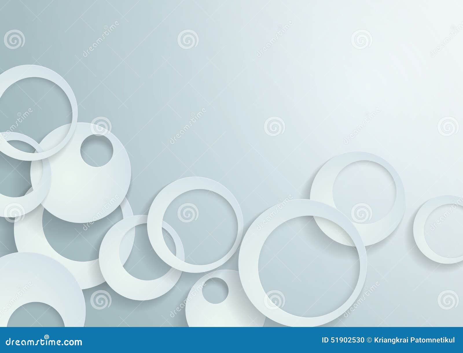 Fond Blanc De Vecteur De Cercles Illustration de Vecteur - Illustration ...