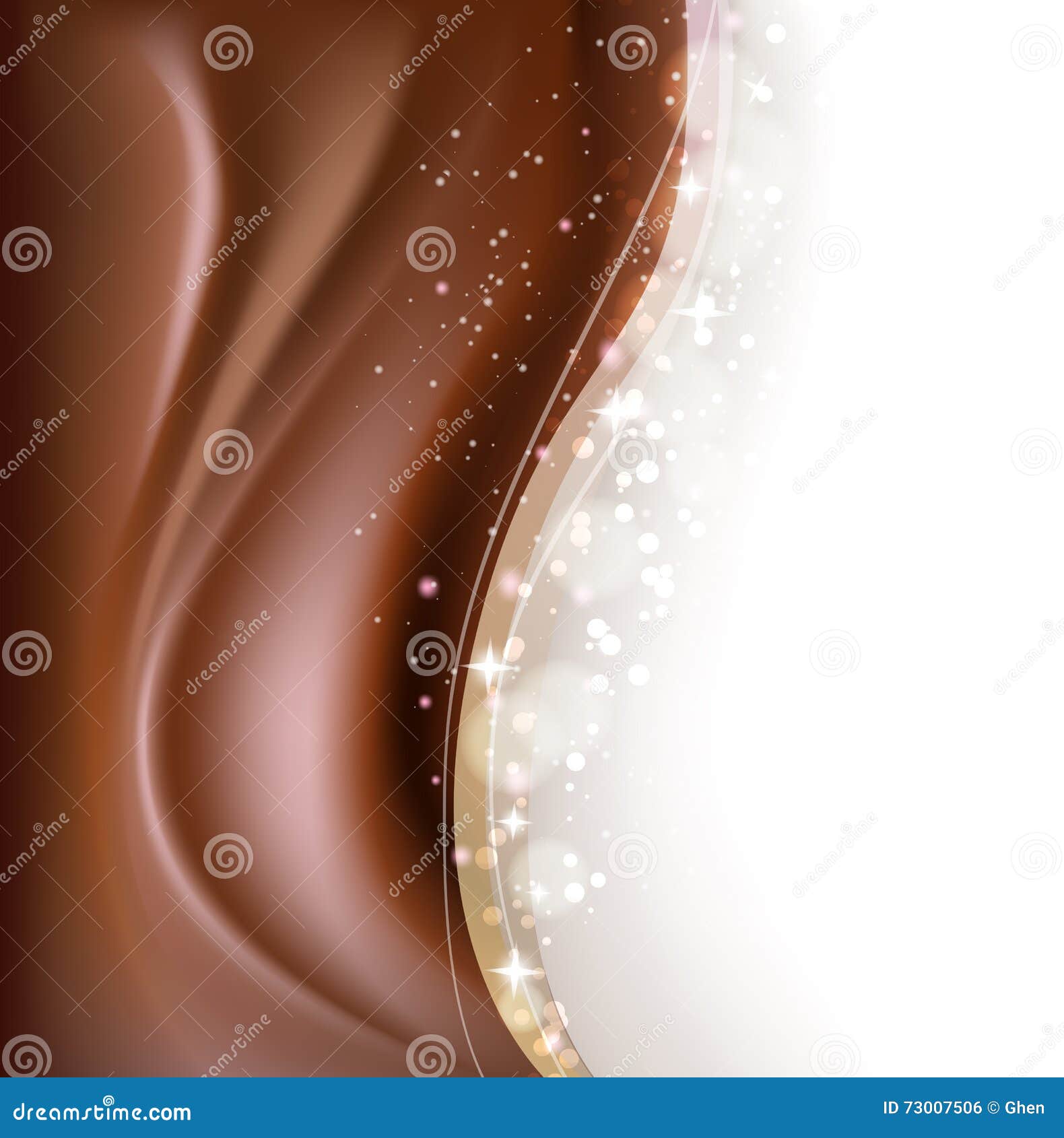 Fond brun chocolat illustration de vecteur. Illustration du caféine ...