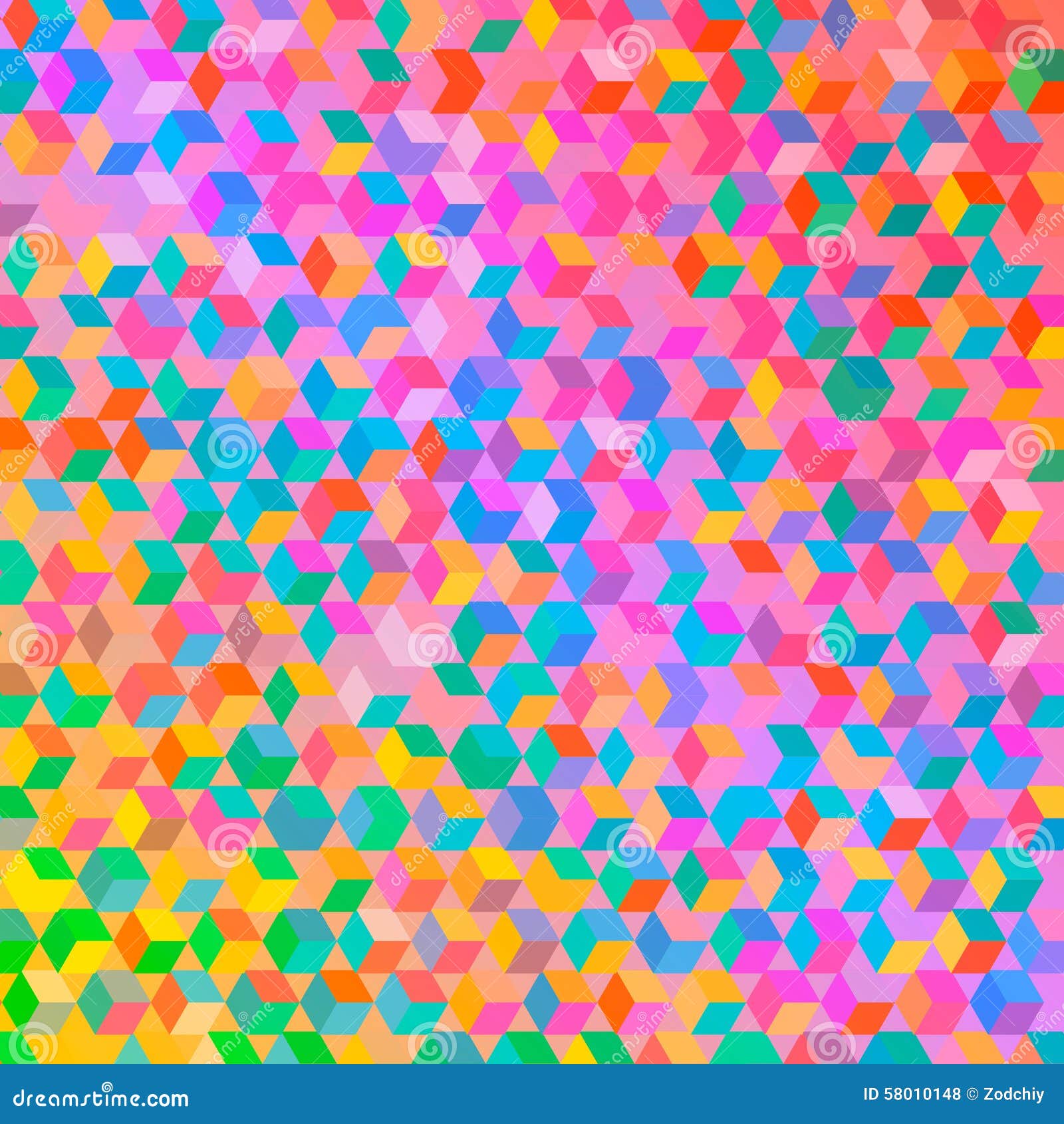 Fond carré multicolore illustration de vecteur. Illustration du ...