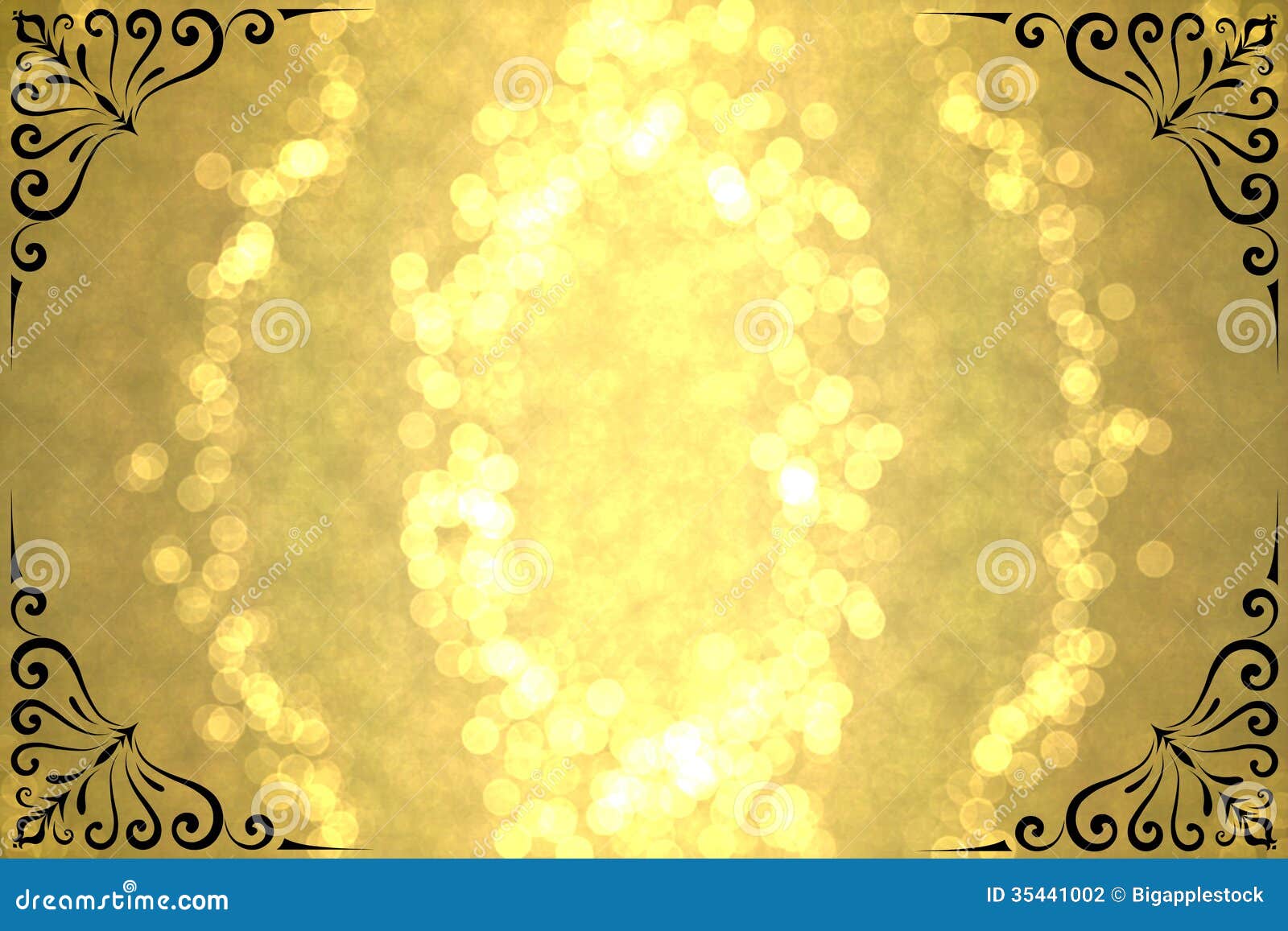 Fond d'or photo stock. Image du vacances, salutations - 35441002