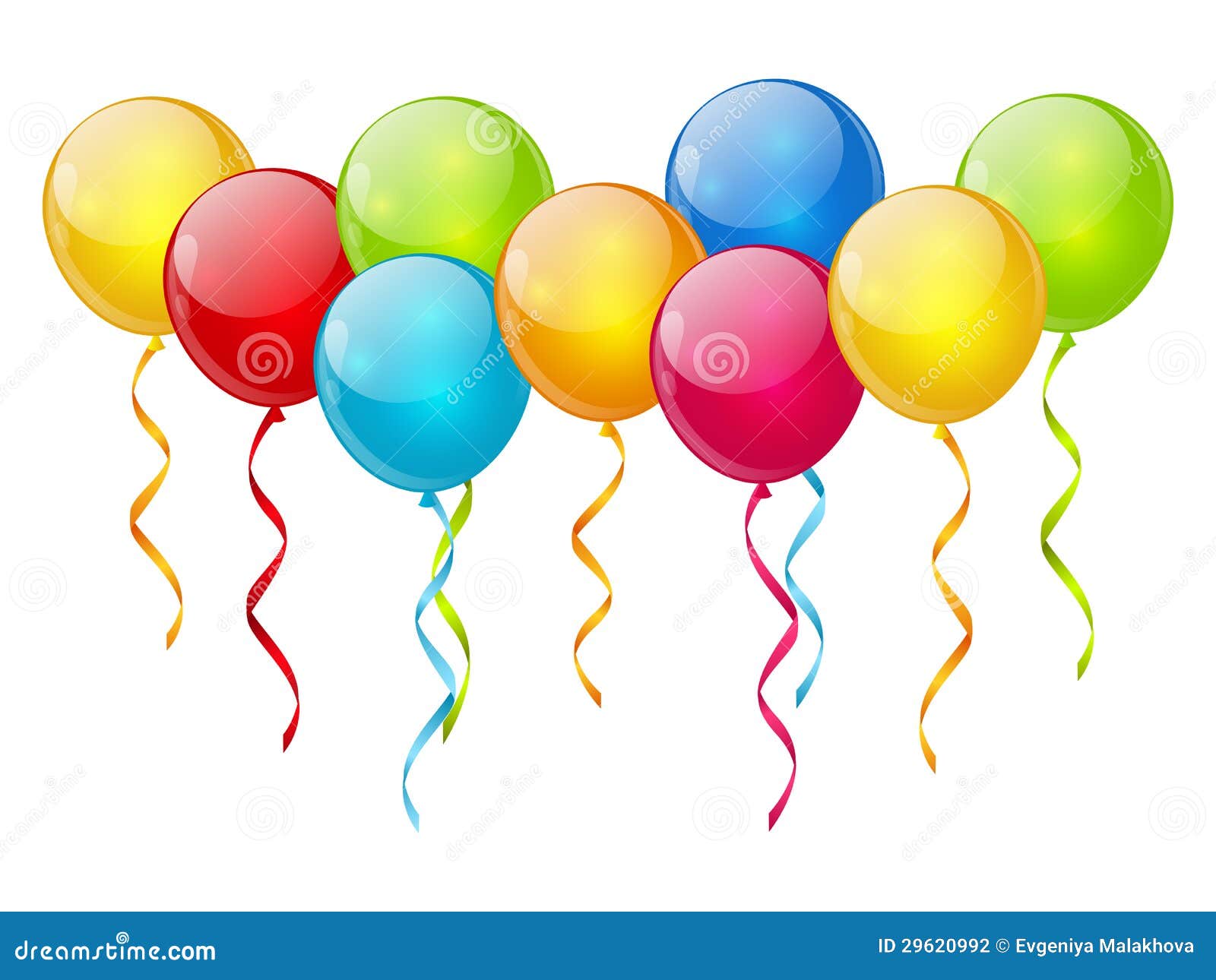 Fond De Ballon D'anniversaire Illustration de Vecteur - Illustration du ...