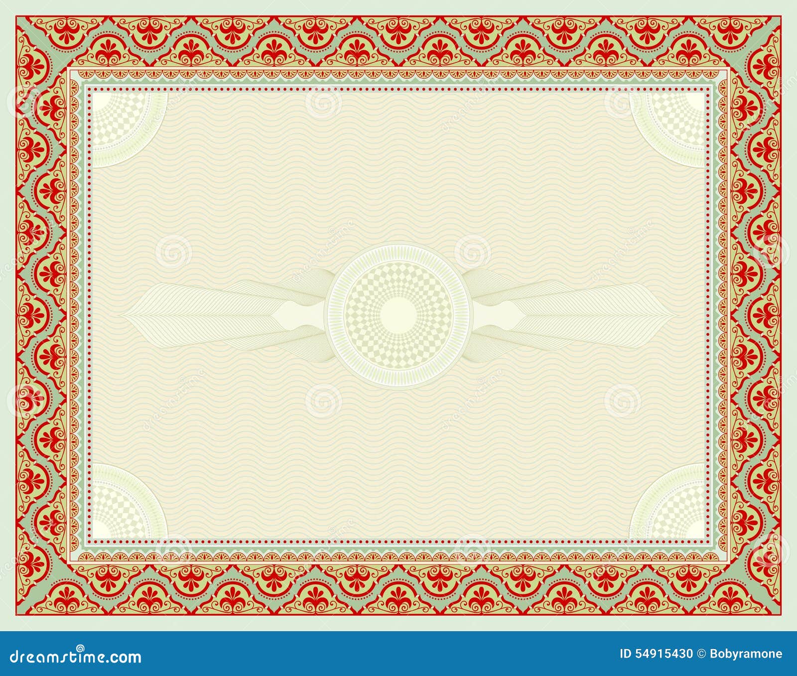 Fond de certificat illustration de vecteur. Illustration du ...