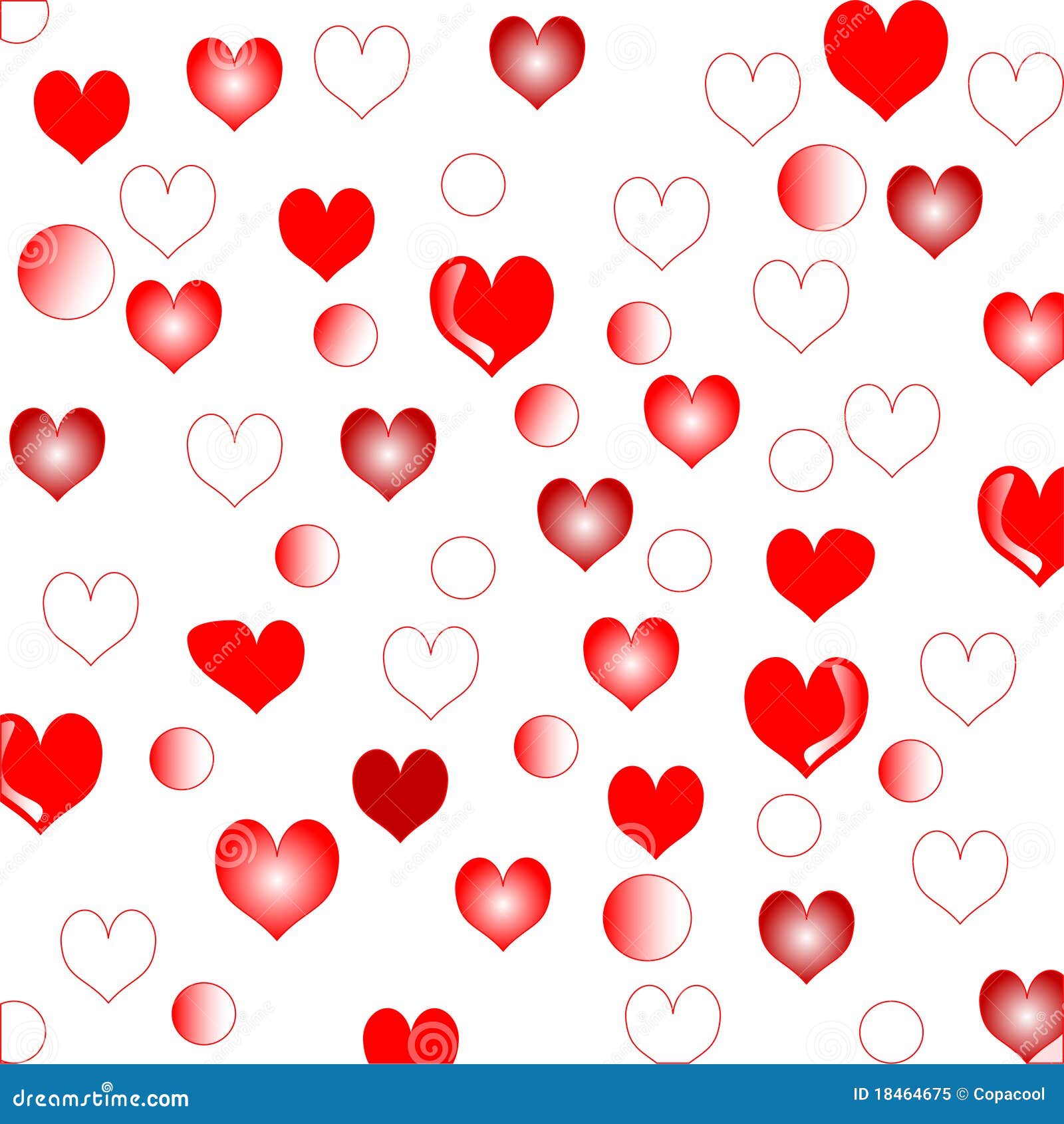 Fond De Coeurs D'amour De Mariage Illustration de Vecteur ...