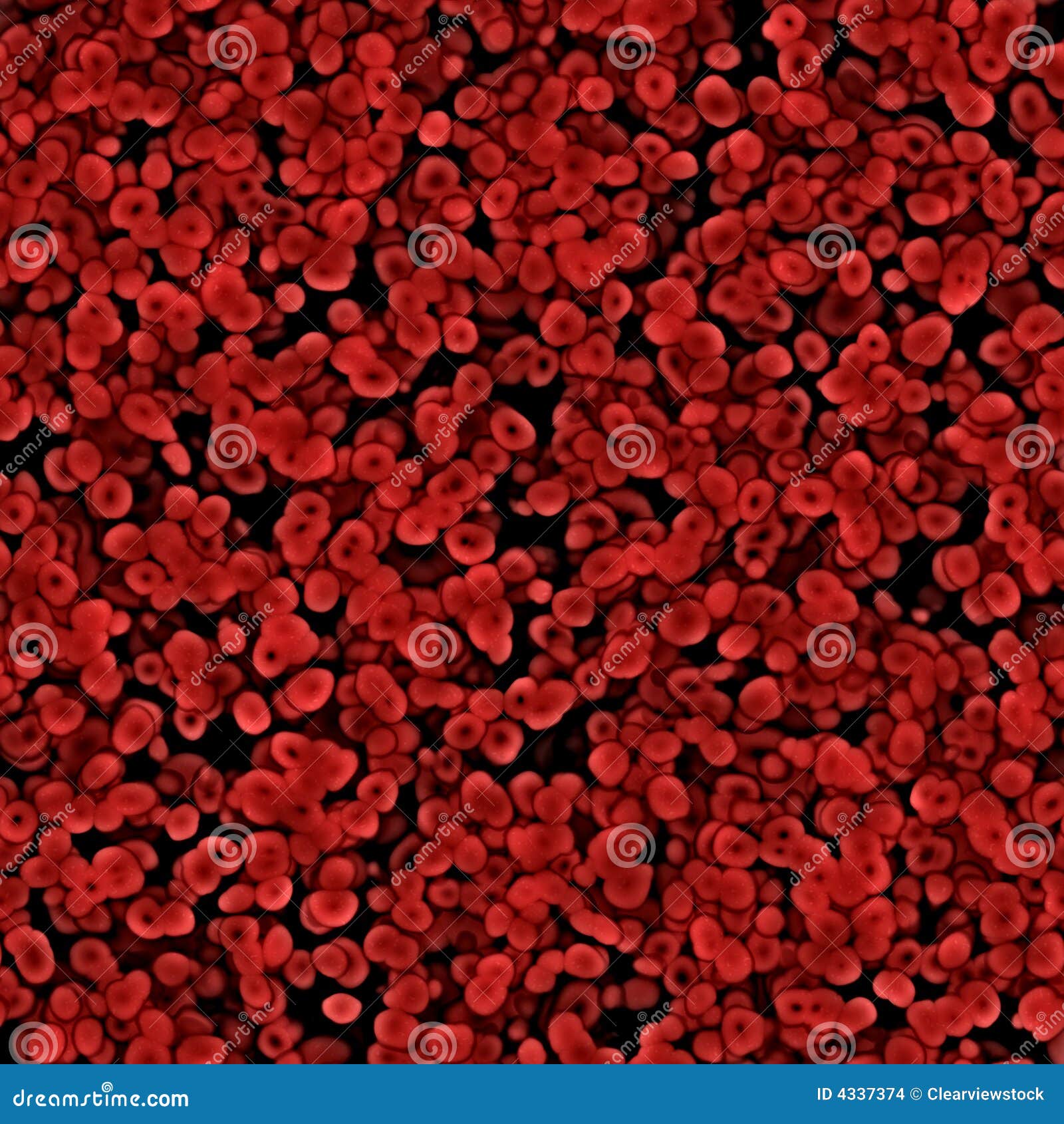 Fond de globules rouges photo stock. Image du pile, rond - 4337374