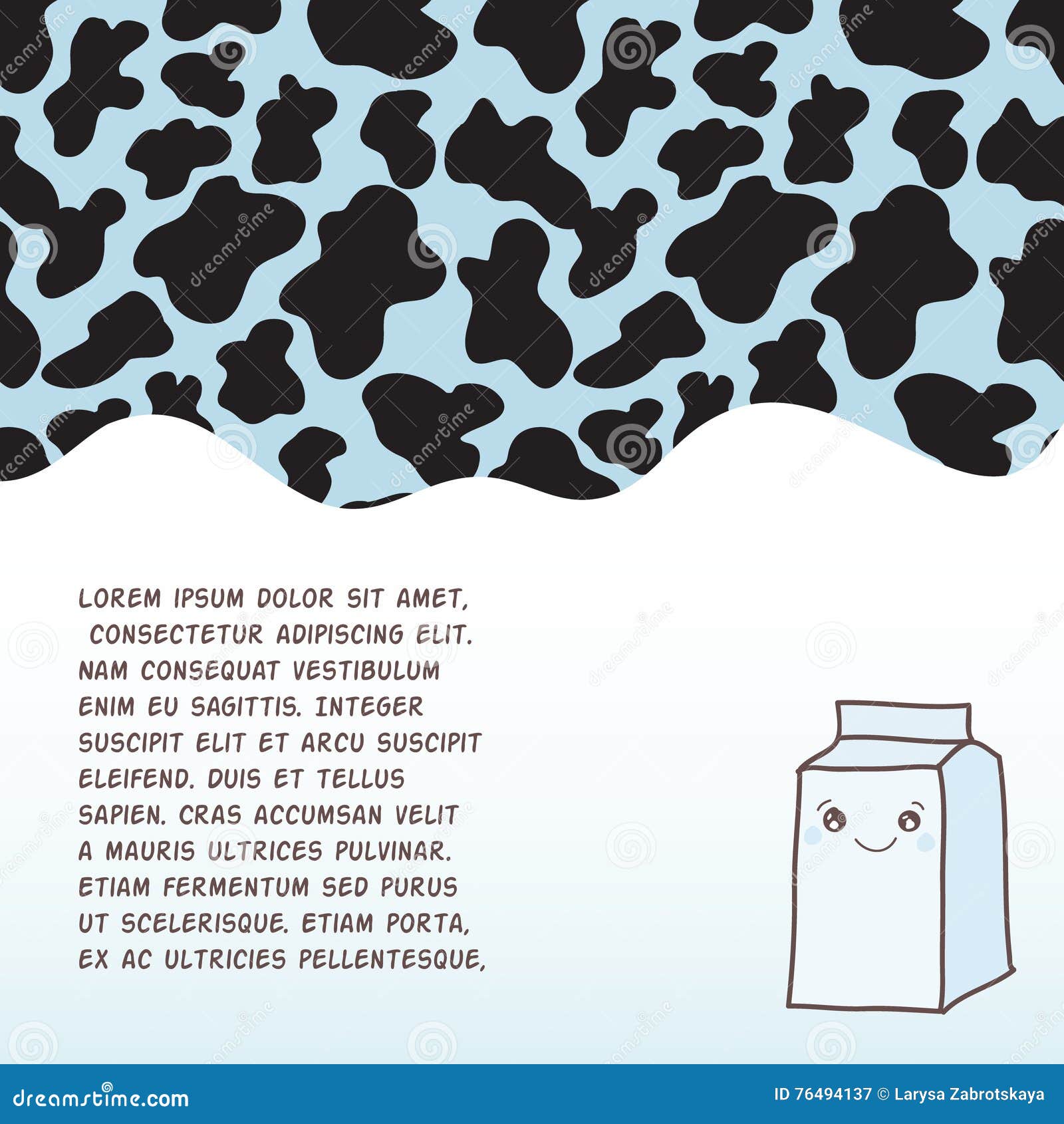 Fond de lait illustration de vecteur. Illustration du fleuri - 76494137