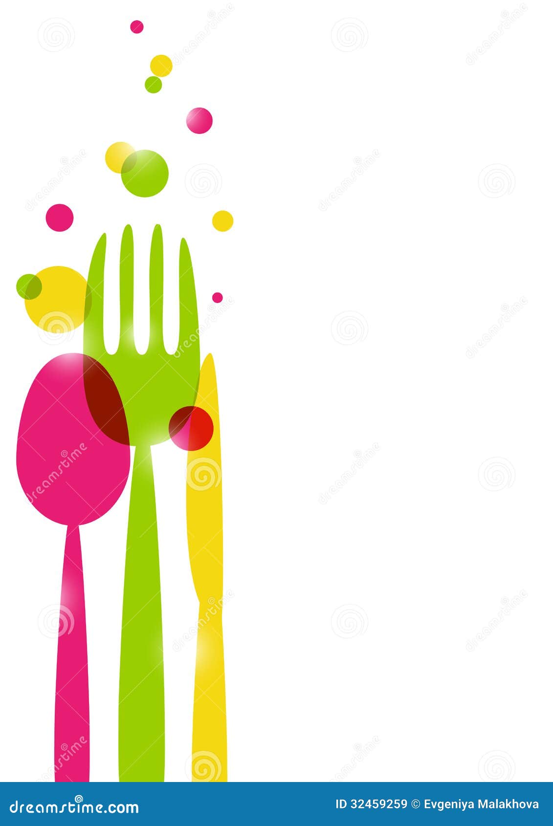 Fond de menu illustration de vecteur. Illustration du fourchette - 32459259