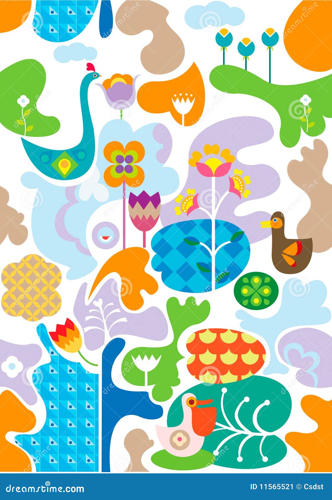 Fond de mode illustration de vecteur. Illustration du mignon - 11565521