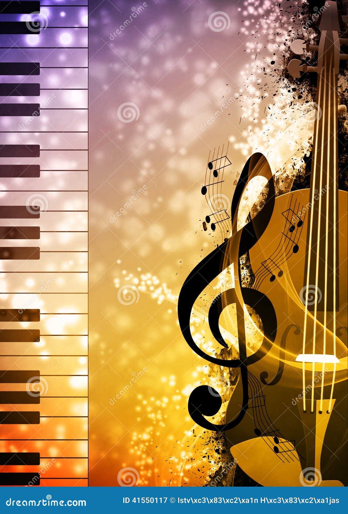 Fond de musique illustration stock. Illustration du sale - 41550117