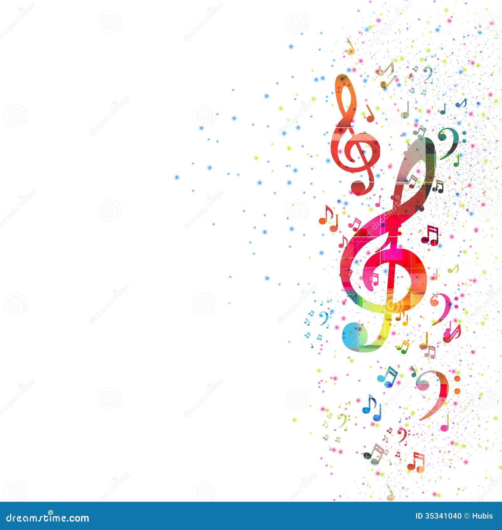 Fond de note de musique illustration de vecteur. Illustration du sonate ...