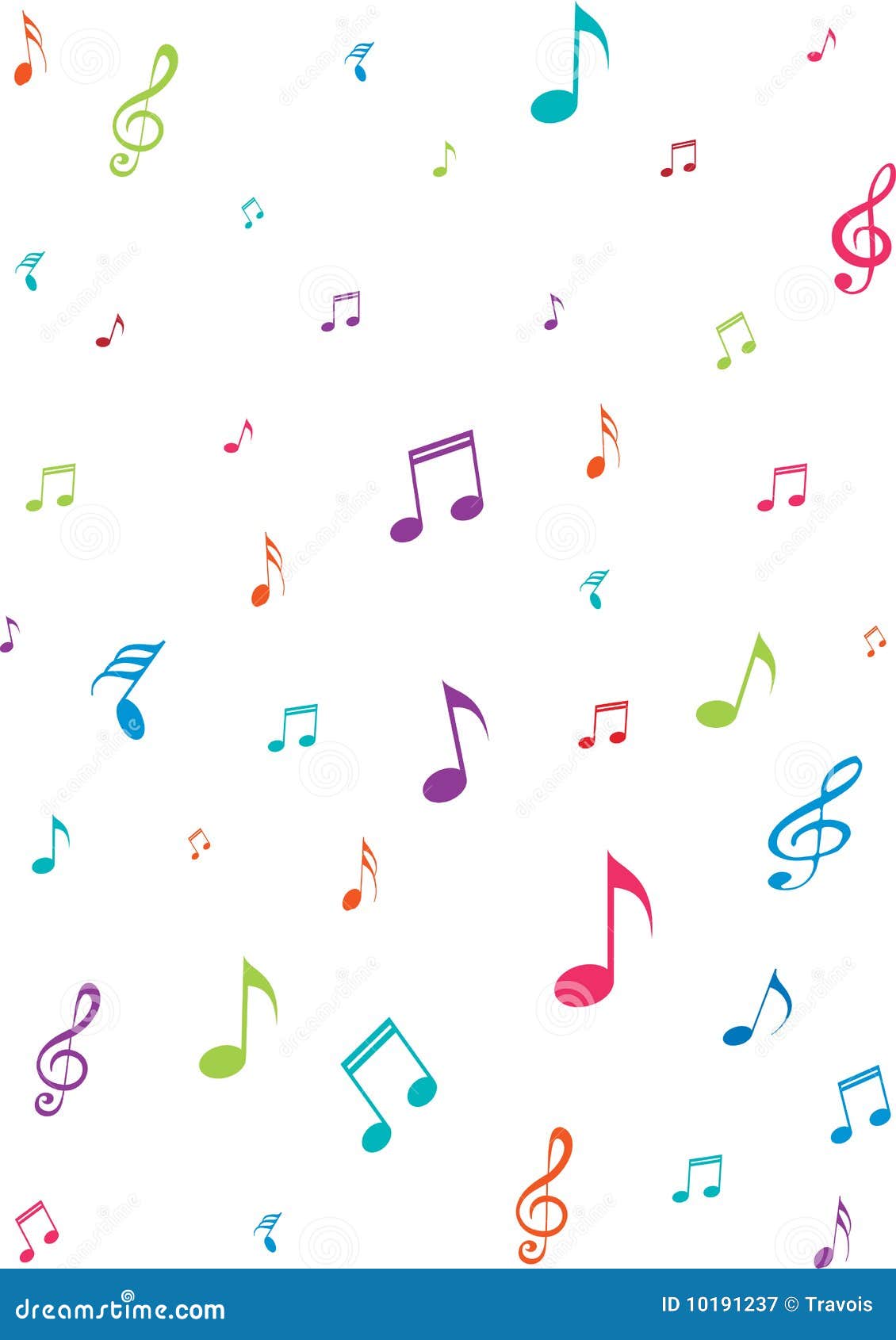 Fond de note musicale illustration de vecteur. Illustration du éléments ...
