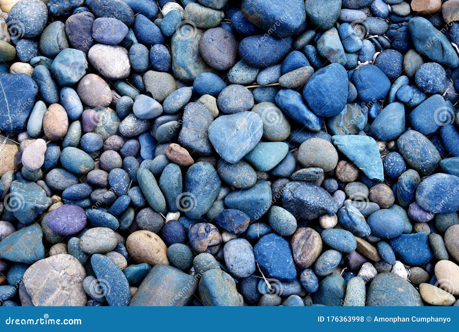 Fond de pierre de galets photo stock. Image du gravier - 176363998