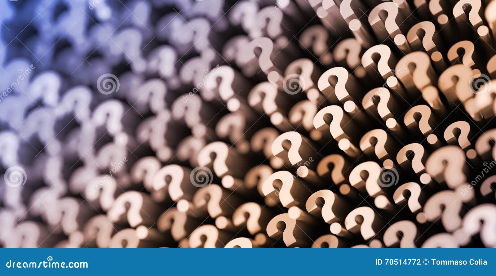 Fond De Point D'interrogation, Rendu 3d Illustration Stock ...