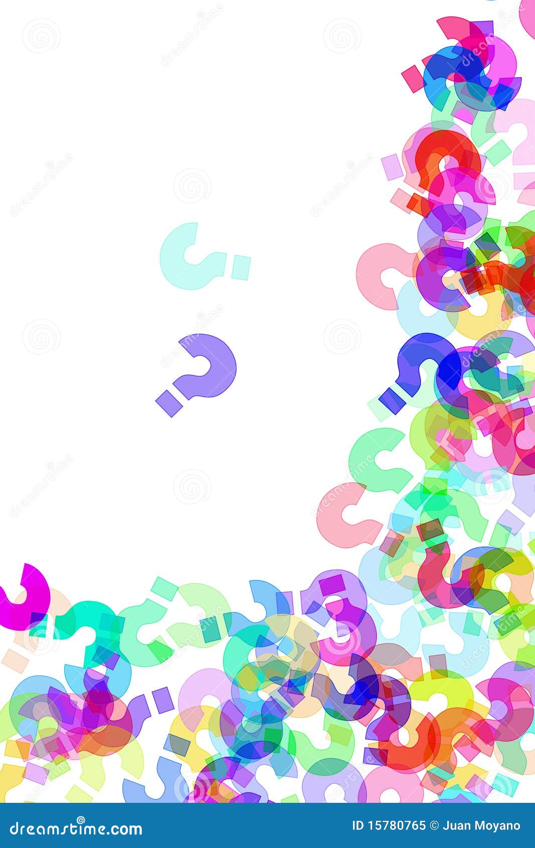 Fond De Points D'interrogation Illustration Stock - Illustration du ...