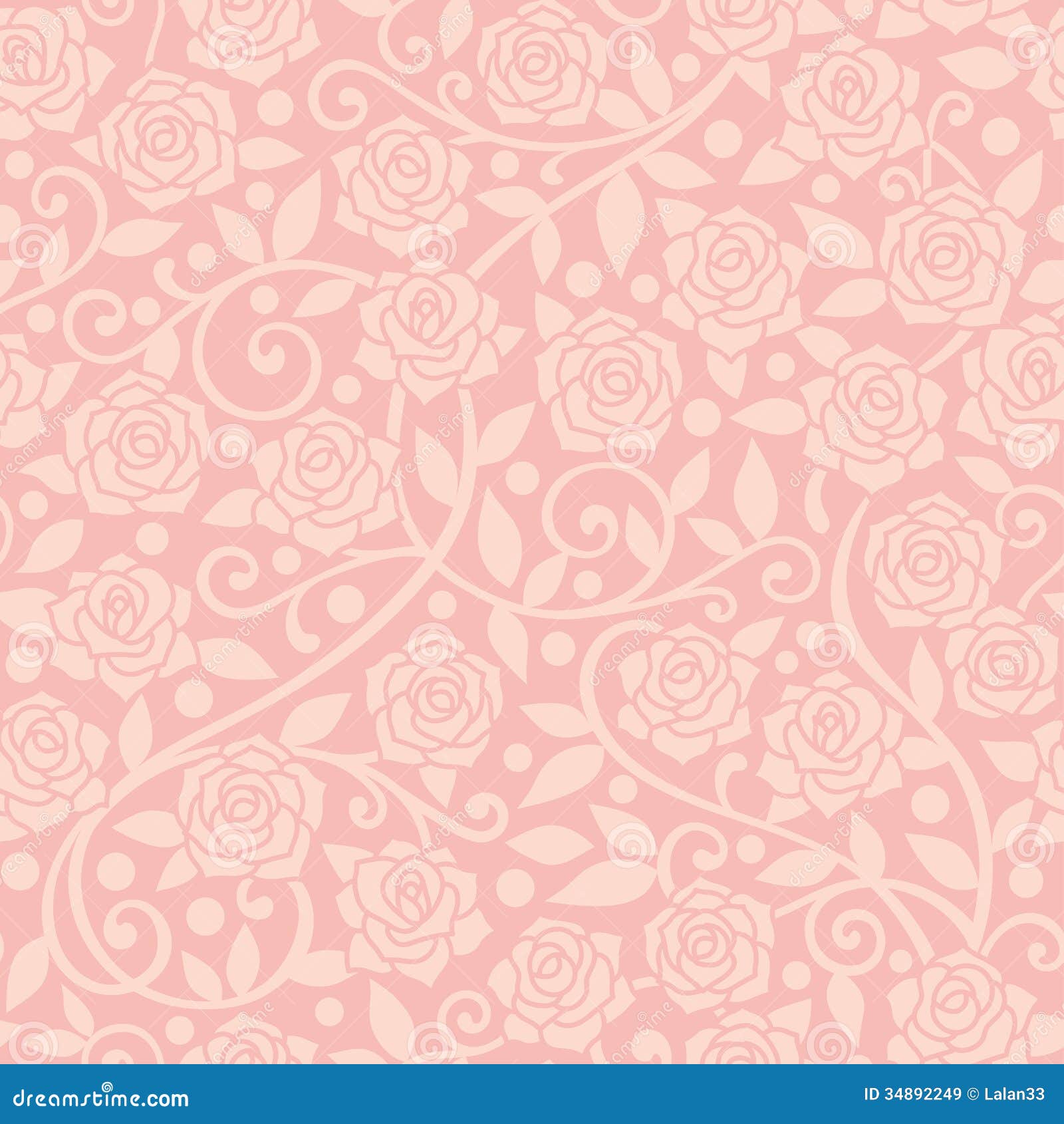 Fond de rose de rose illustration de vecteur. Illustration du beau ...