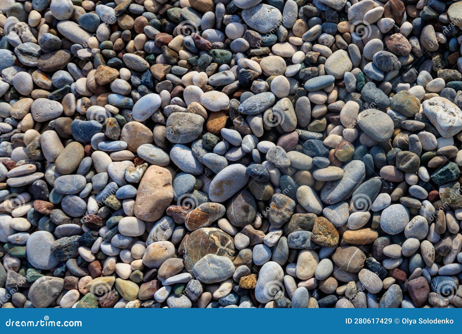 Fond De Texture De Galets Ronds Lisse. Plage De Galets Image stock ...
