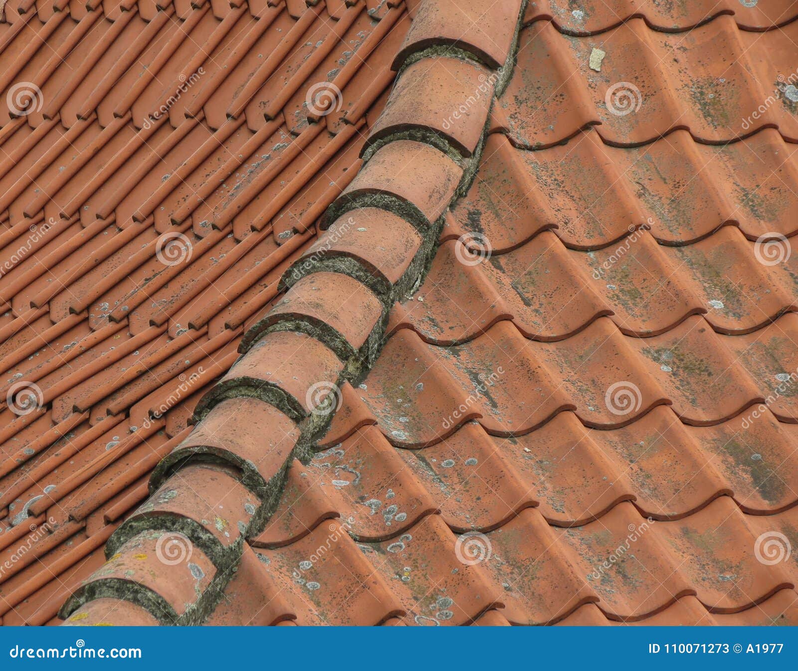 Fond De Texture De Toit De Tuile De Brique Rouge Image stock - Image du ...