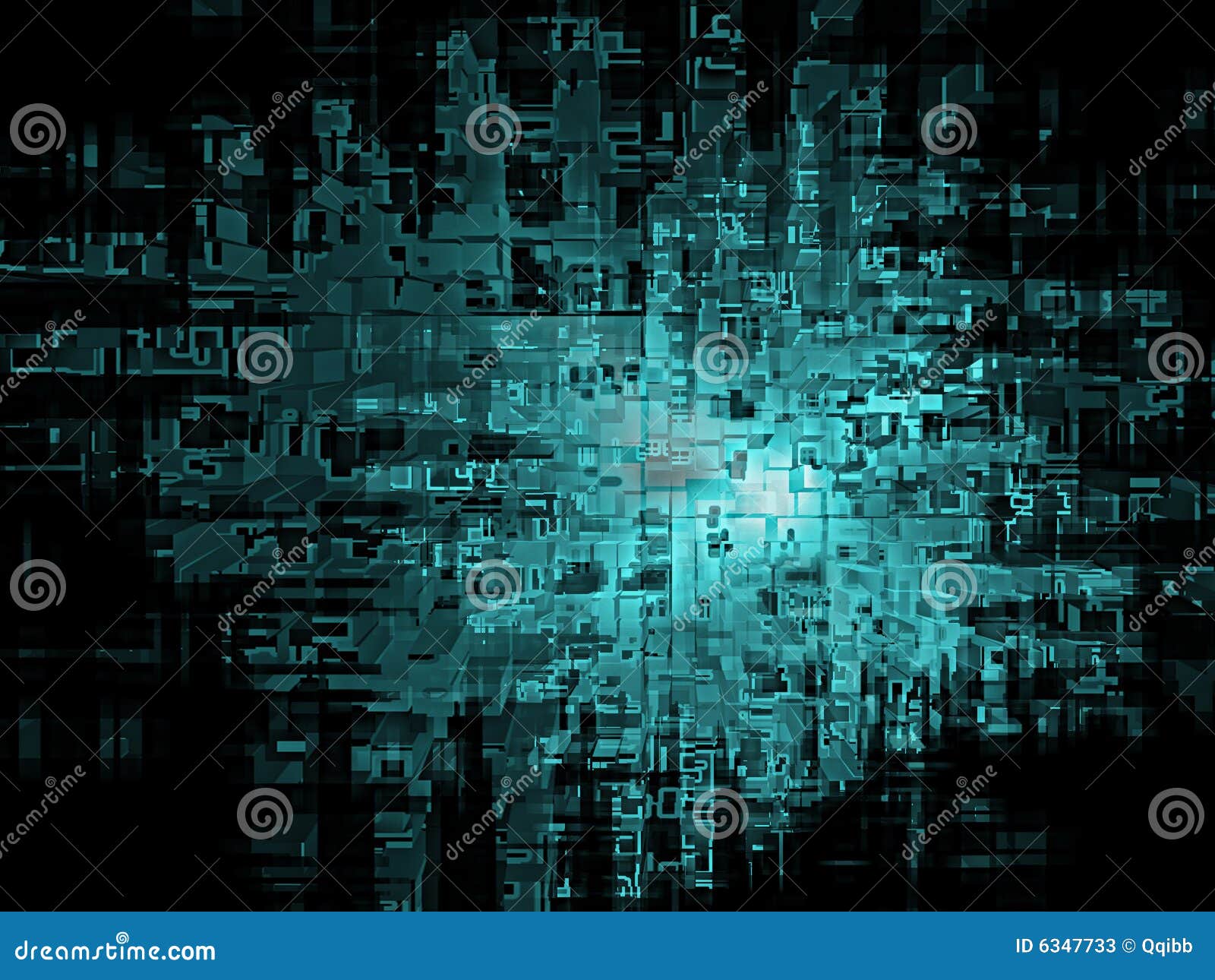 Fond digital abstrait illustration stock. Illustration du numérique ...