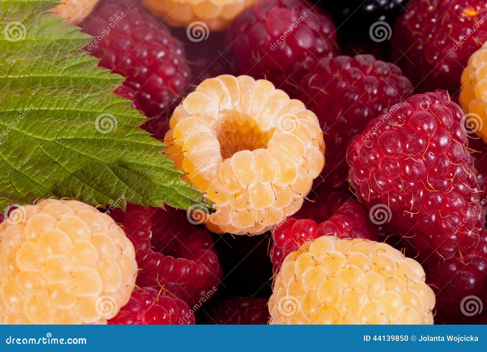 Fond Du Groupe De Framboises Rouges Et Blanches Macro Photo stock ...
