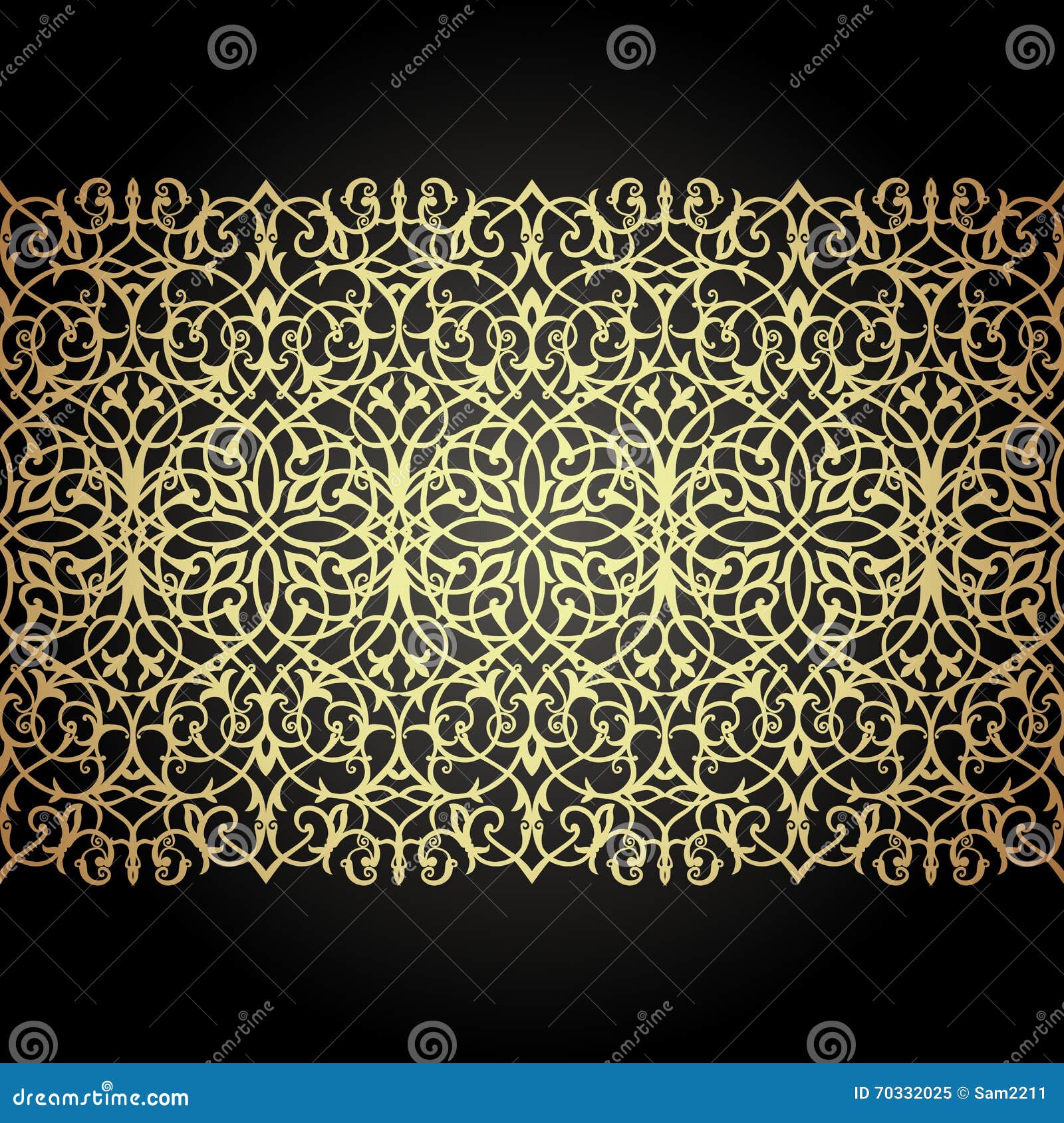 Fond En Filigrane Oriental D'ornement Illustration de Vecteur ...