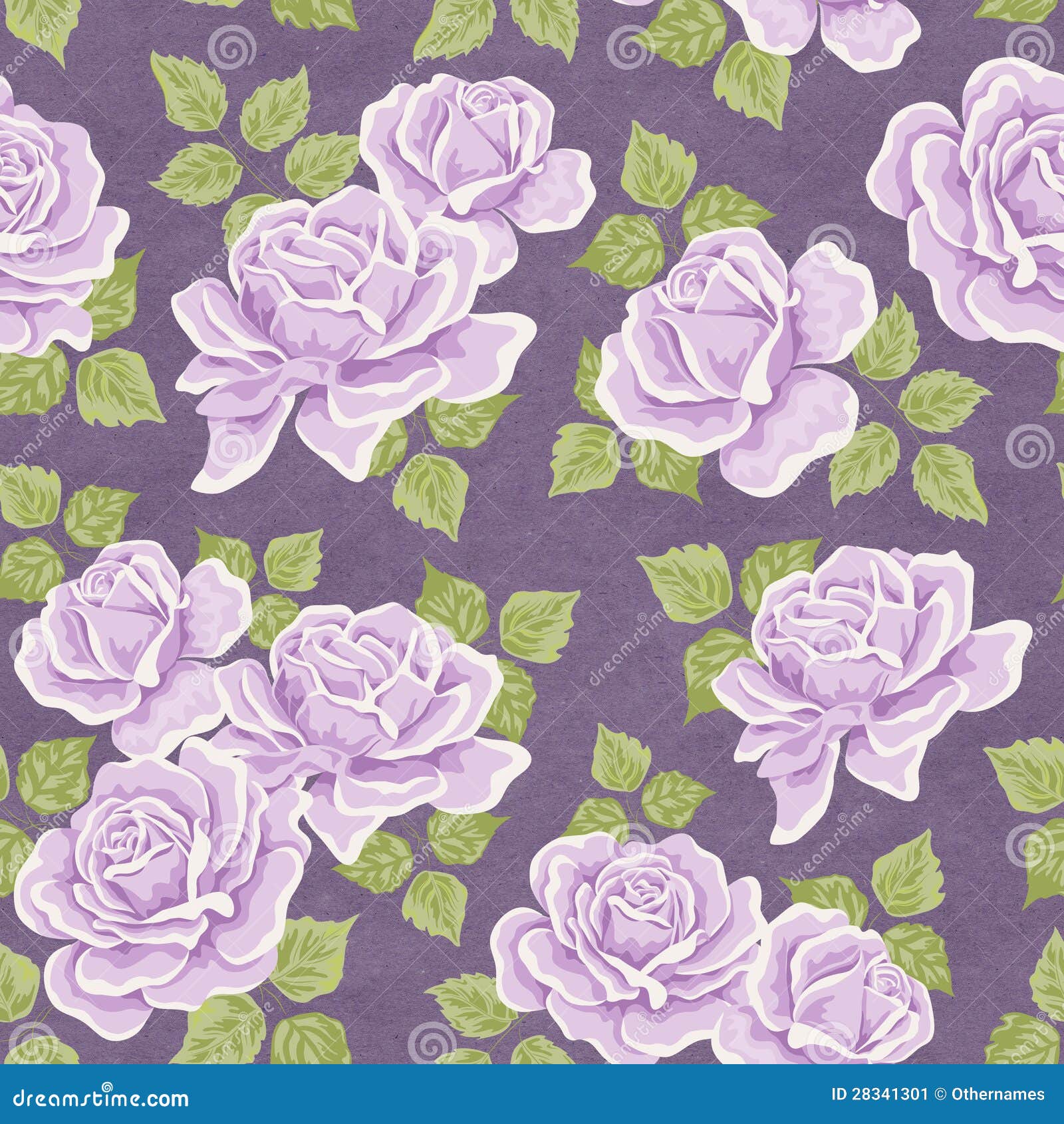 Fond Fleuri De Papier Peint Illustration Stock - Illustration du ...