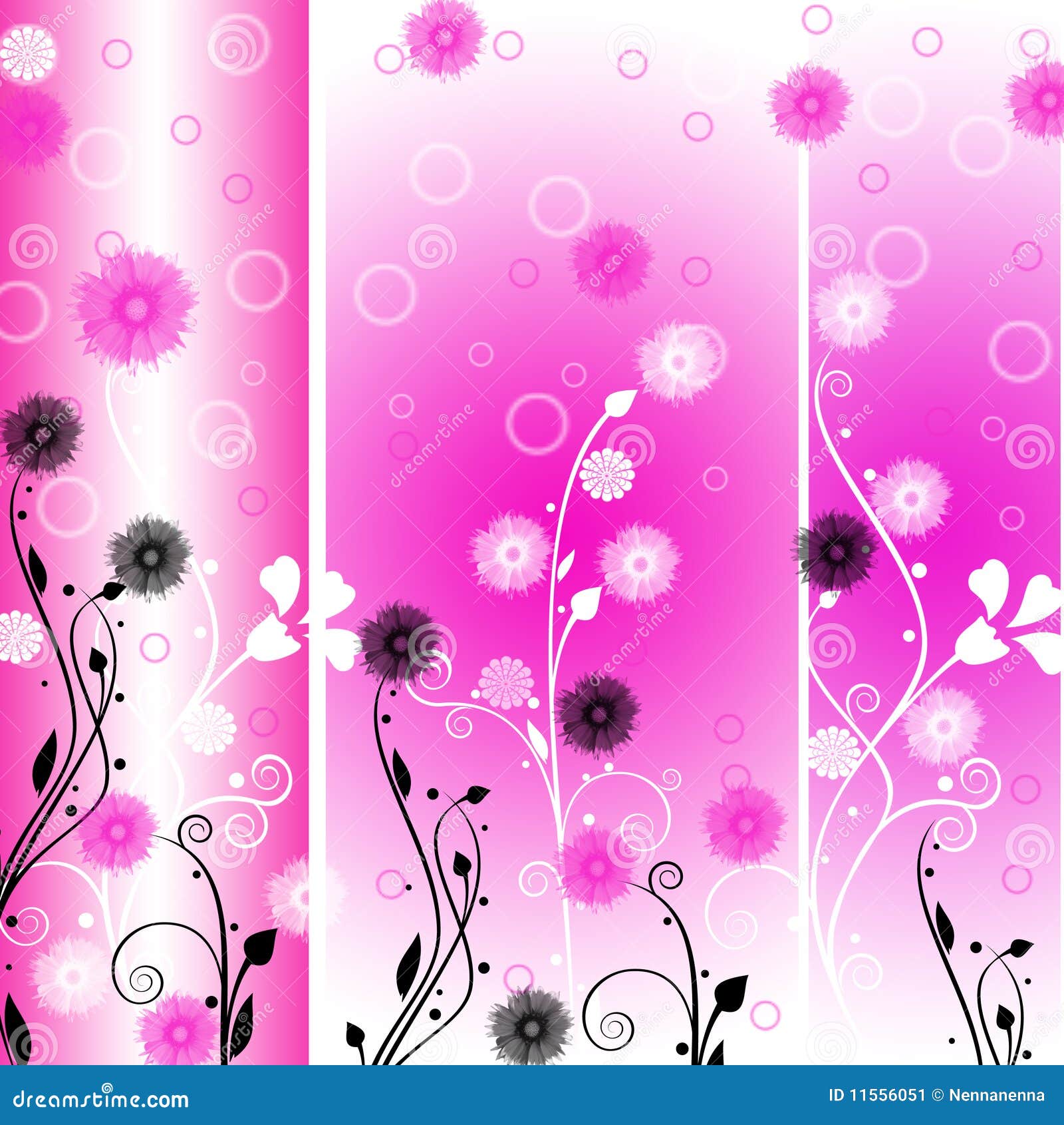 Fond fleuri rose illustration stock. Illustration du pétale - 11556051