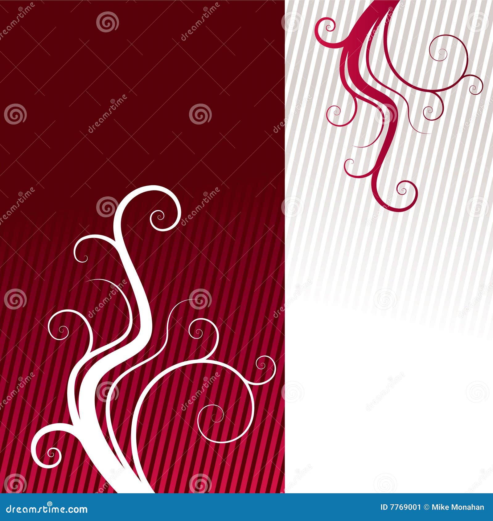 Fond floral rouge illustration de vecteur. Illustration du raies - 7769001