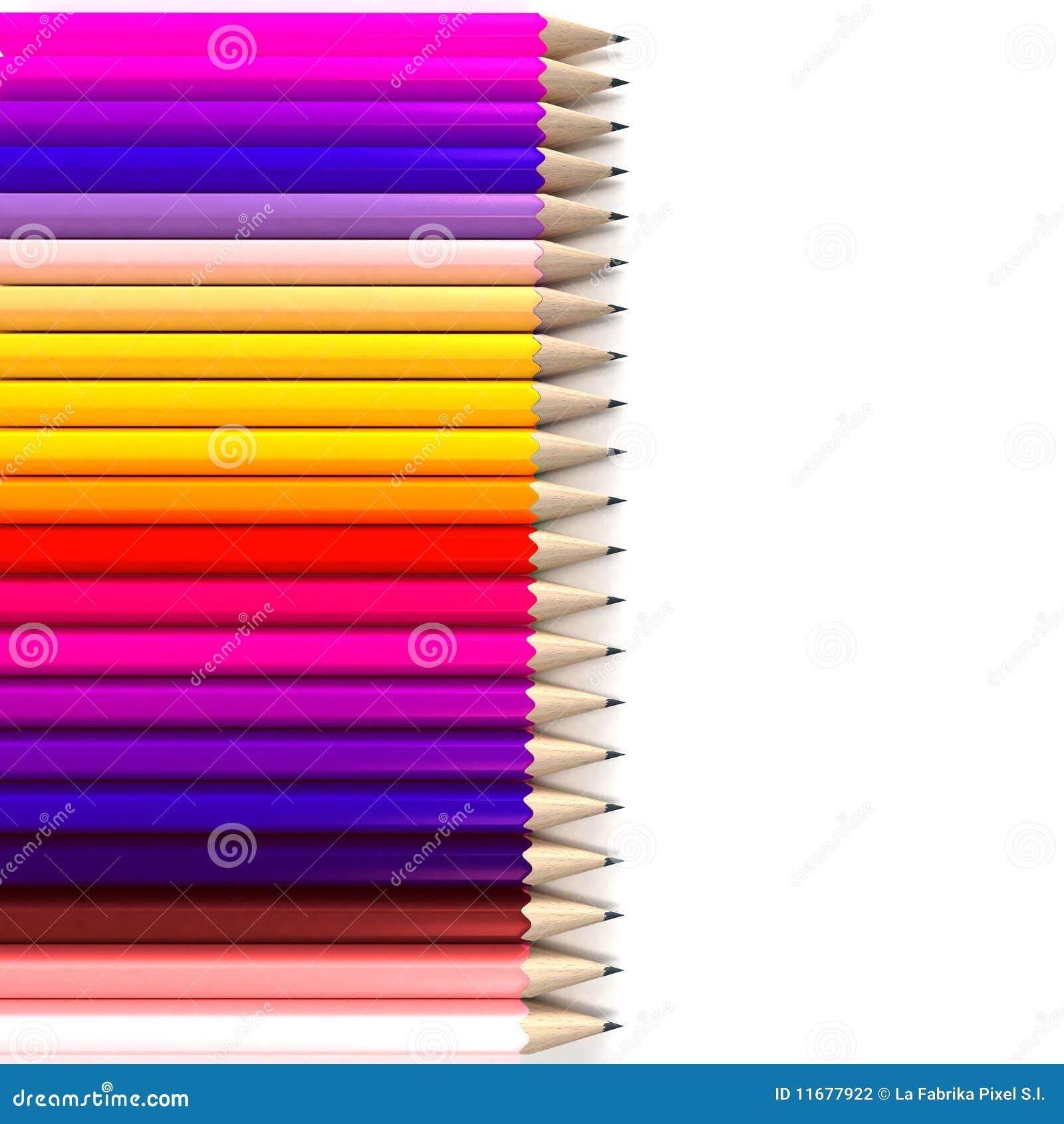 Fond horizontal de crayon illustration stock. Illustration du bleu ...